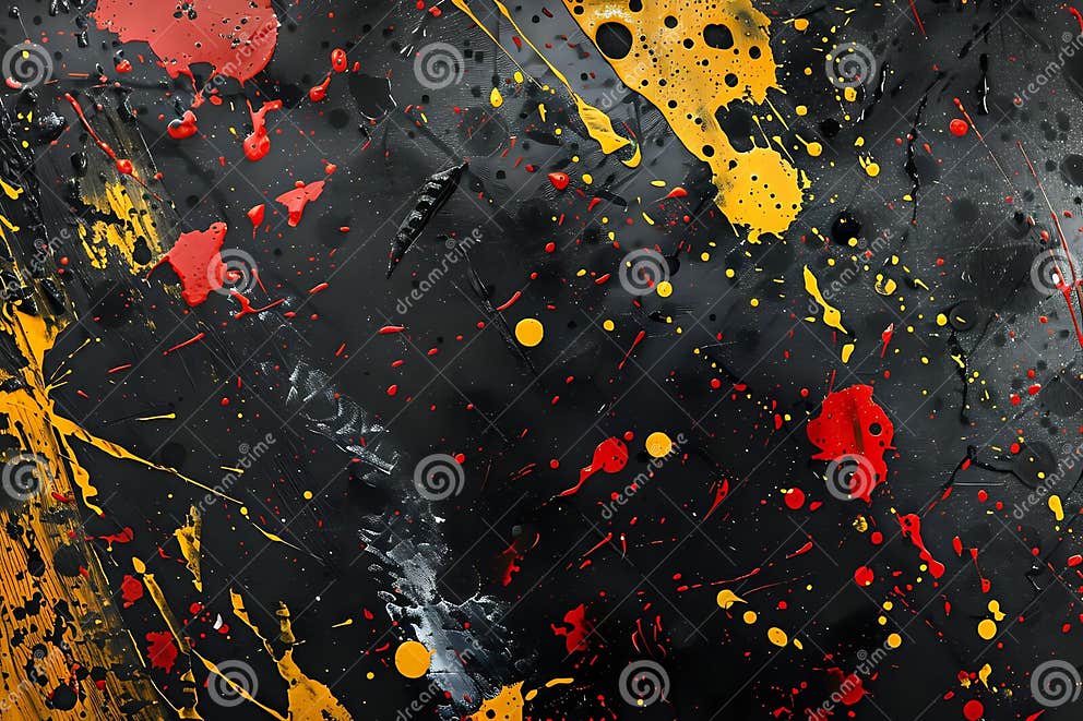 Abstract Art: Exploding Colors in a Dark Canvas, a Visual Symphony of ...