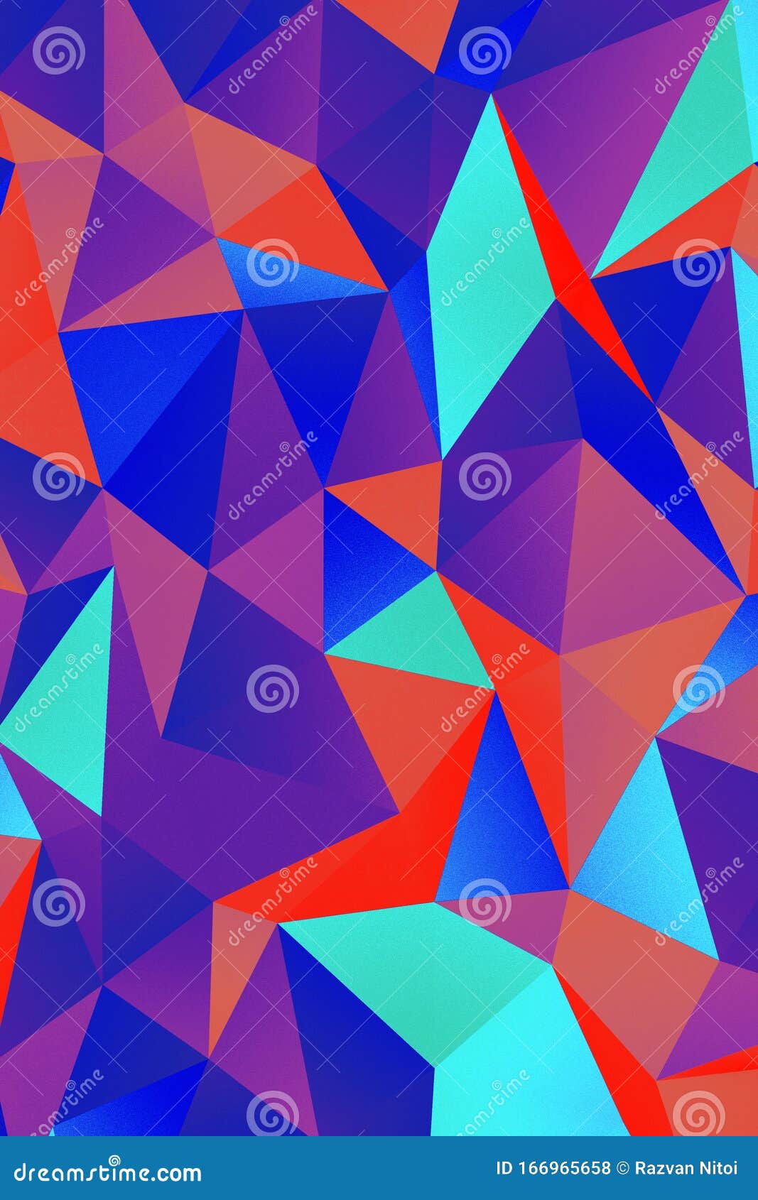 Abstract Art Geometric Background of Triangle Multicolored Polygons ... Abstract Art Geometric Background of Triangle Multicolored Polygons ...
