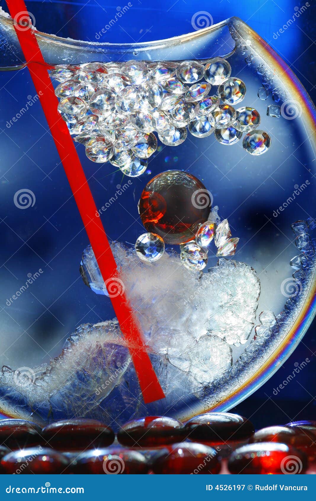 Abstract Art - Glass & Crystal Stock Image - Image of abstract, flake ...