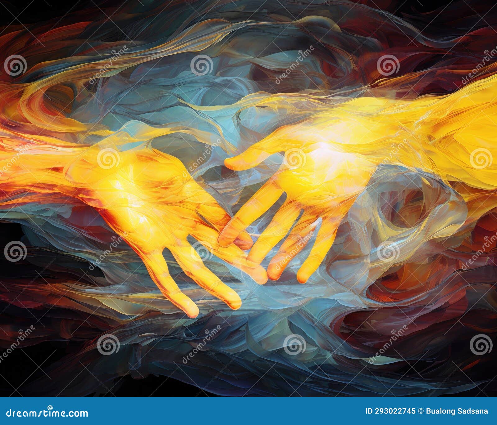 Abstract Art of Hands Touching Abstract Art of Hands Touching Abstract ...