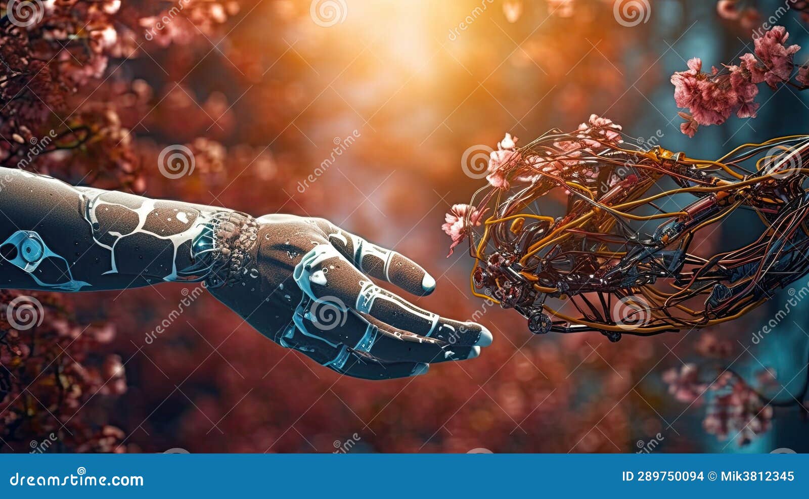 Abstract Art of Hands Touching. Stock Illustration - Illustration of ...