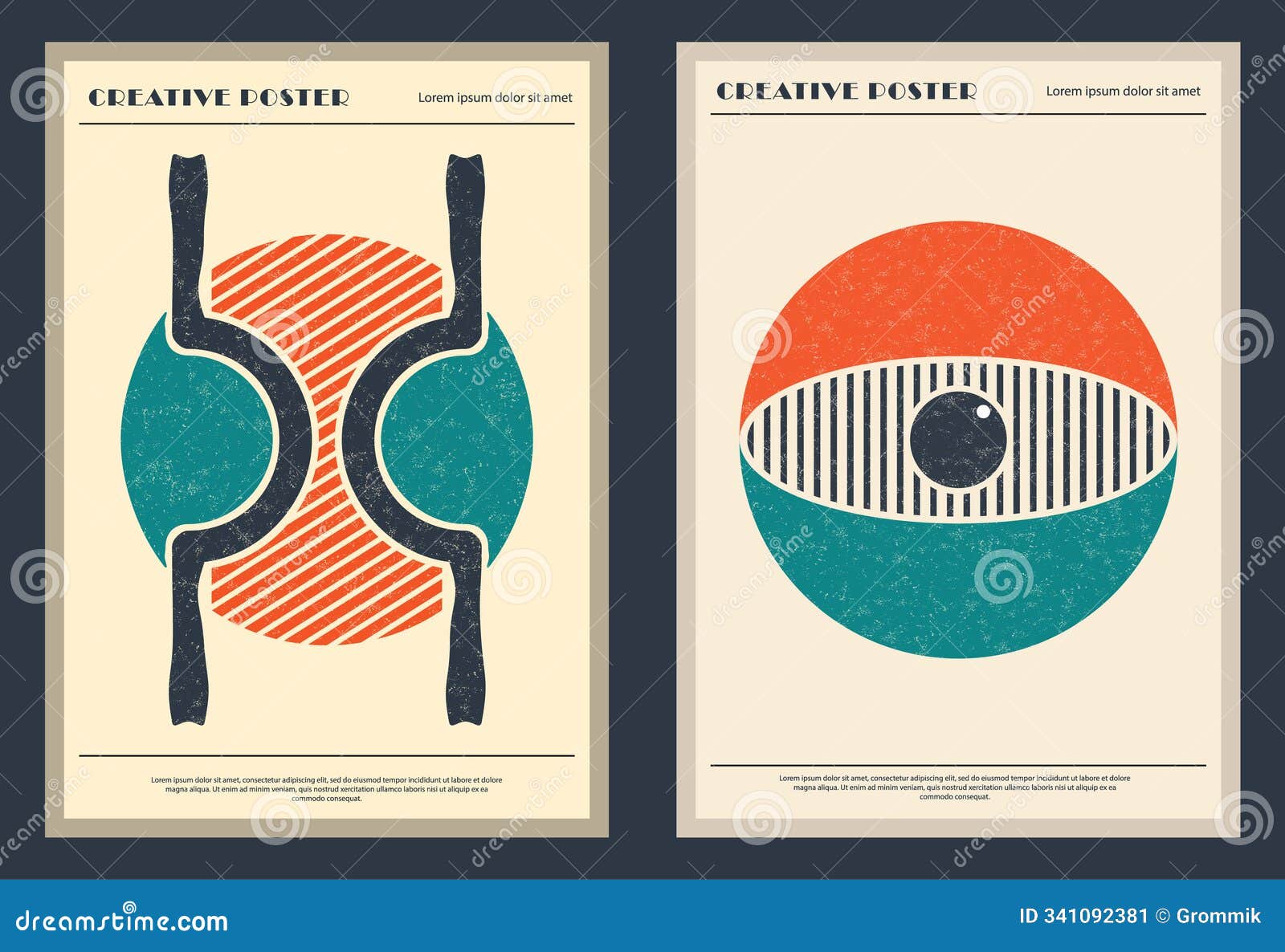 Idea Posters With Cute Light Bulb Characters Vector Illustration ...