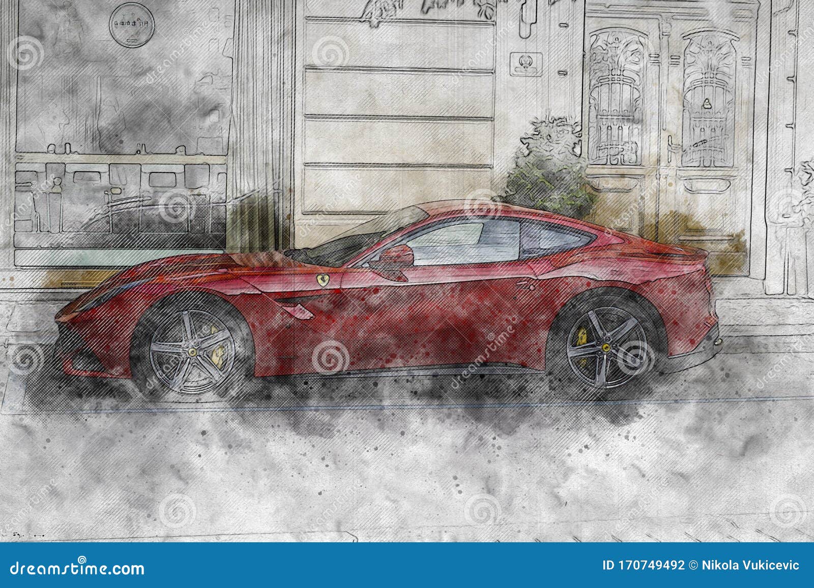 Abstract Art of a Modern Car Editorial Photography - Illustration of ...