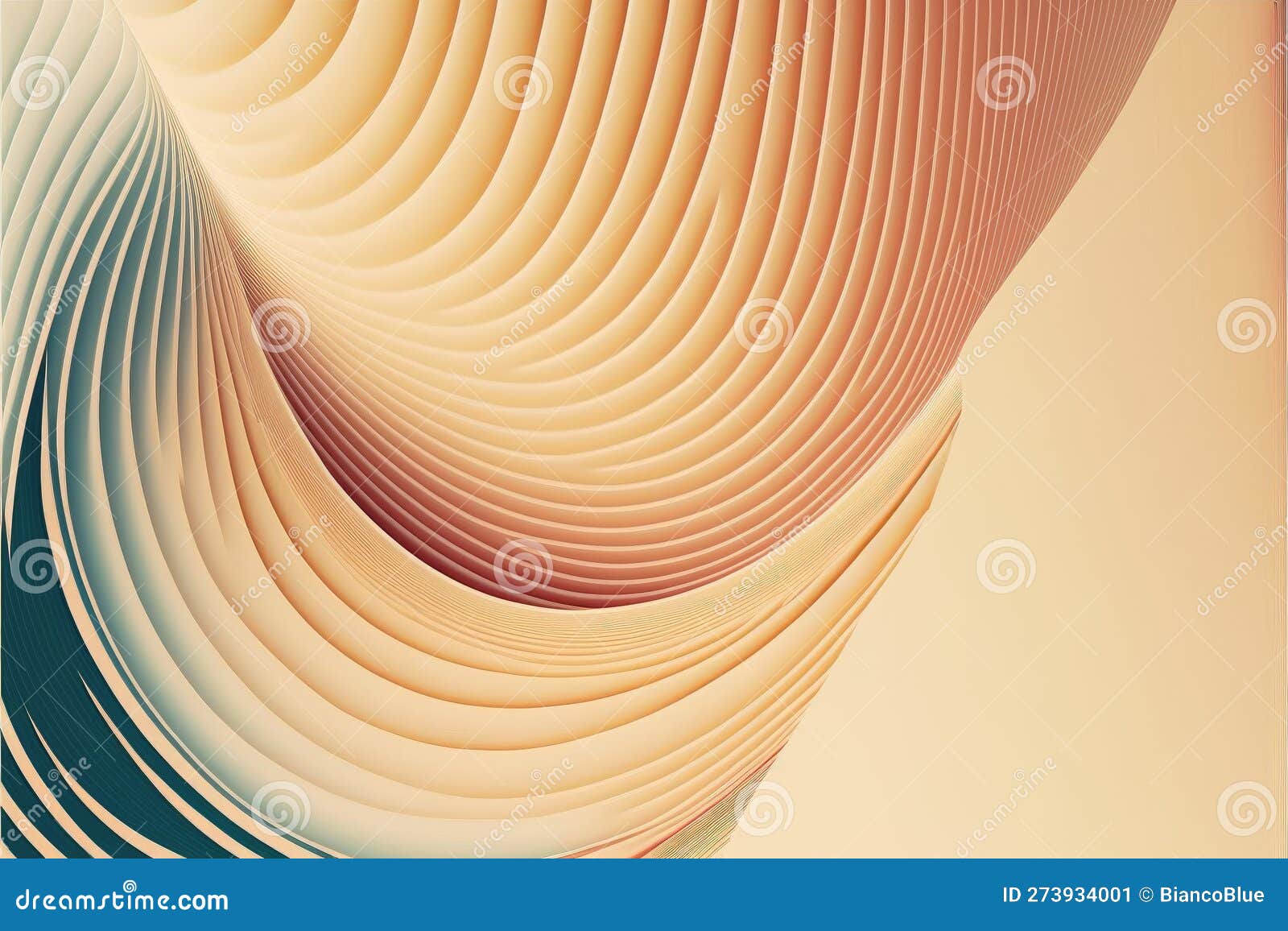 Abstract Art Of Overlapped Curve Line In Pastel Color Pattern Stock Image Image Of Paper