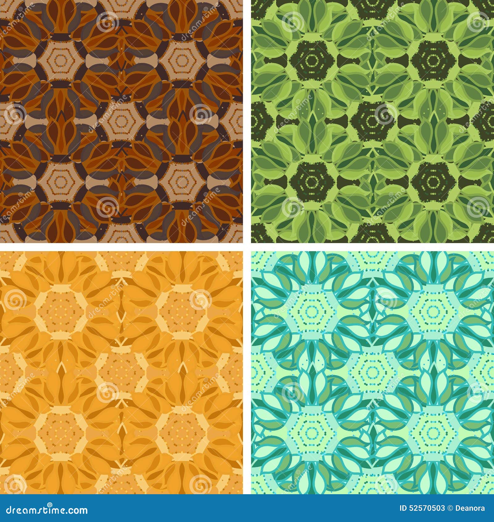 Abstract art pattern set stock vector. Illustration of element - 52570503