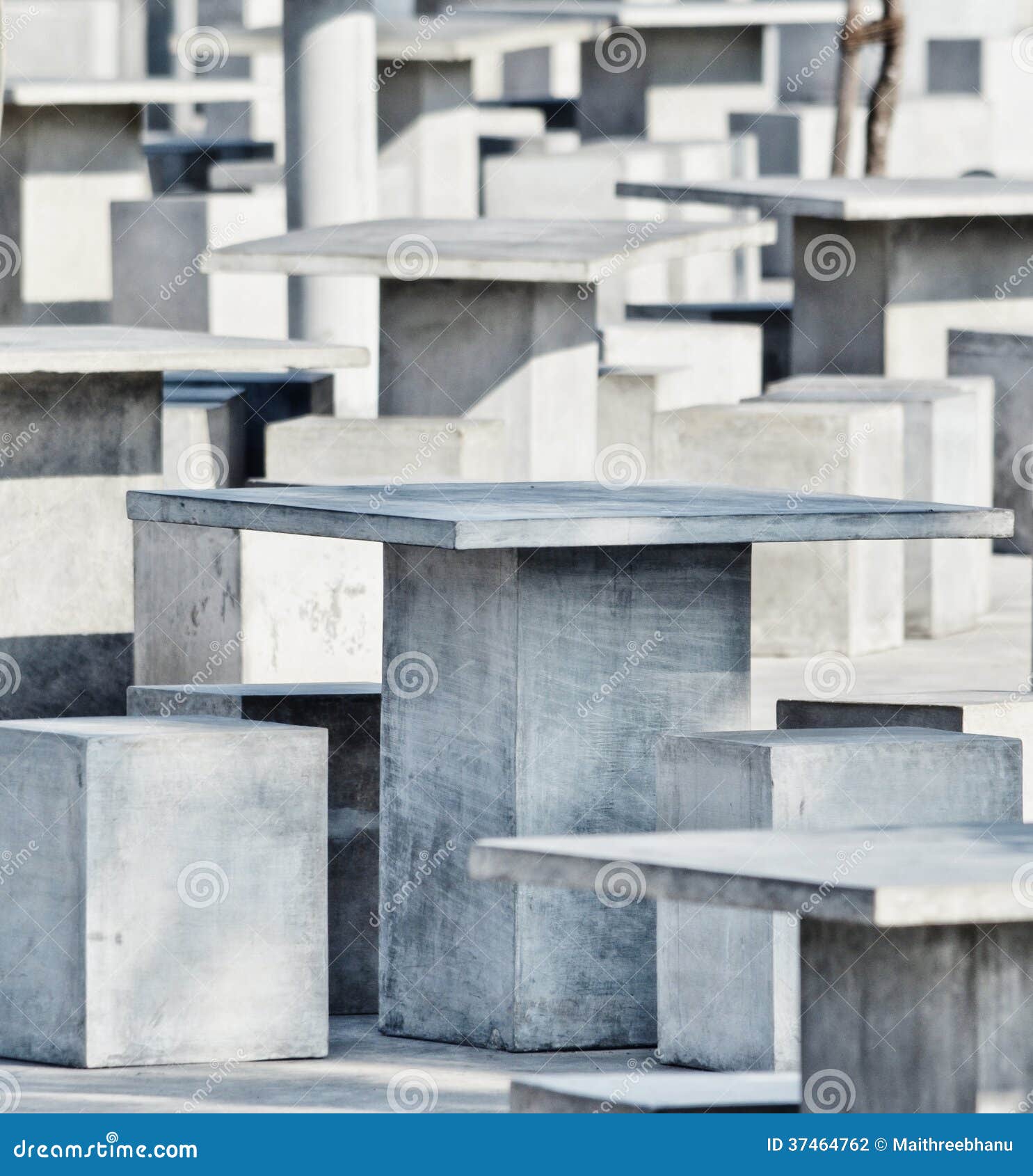 Abstract Art - Pattern of Square Tables Stock Photo - Image of blocks ...