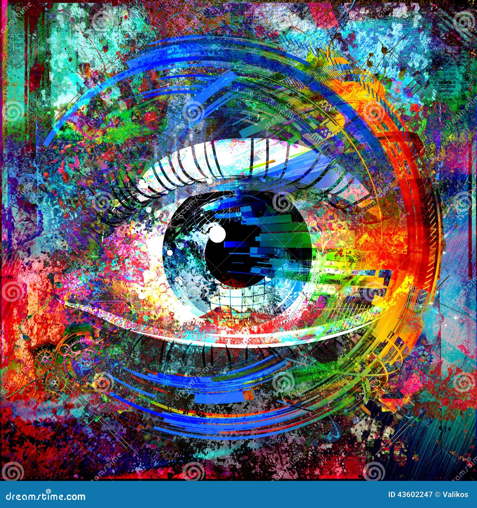 Abstract art picture stock illustration. Illustration of abstract ...