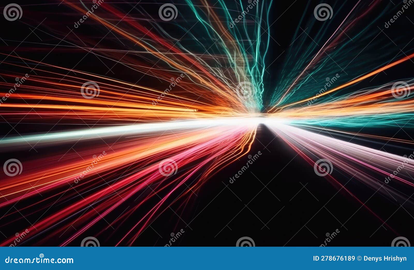 The Abstract Art Piece Featured Blend of Long Exposure and Dynamic ...