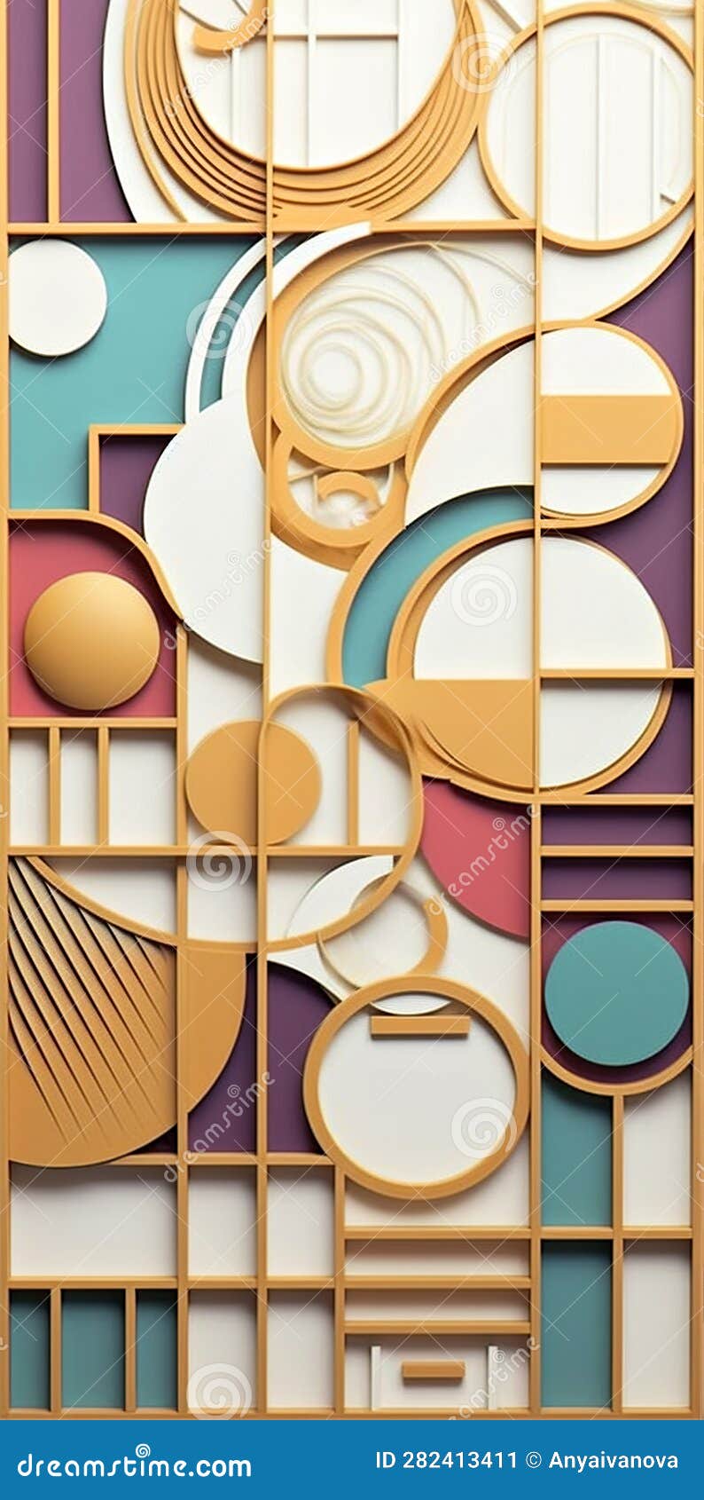 An Abstract Art Piece Made Out of Paper. Generative AI Image. Stock ...