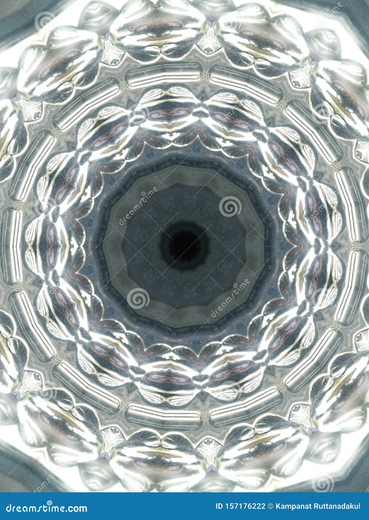 Abstract Art in Repetitive Circles Stock Illustration - Illustration of ...