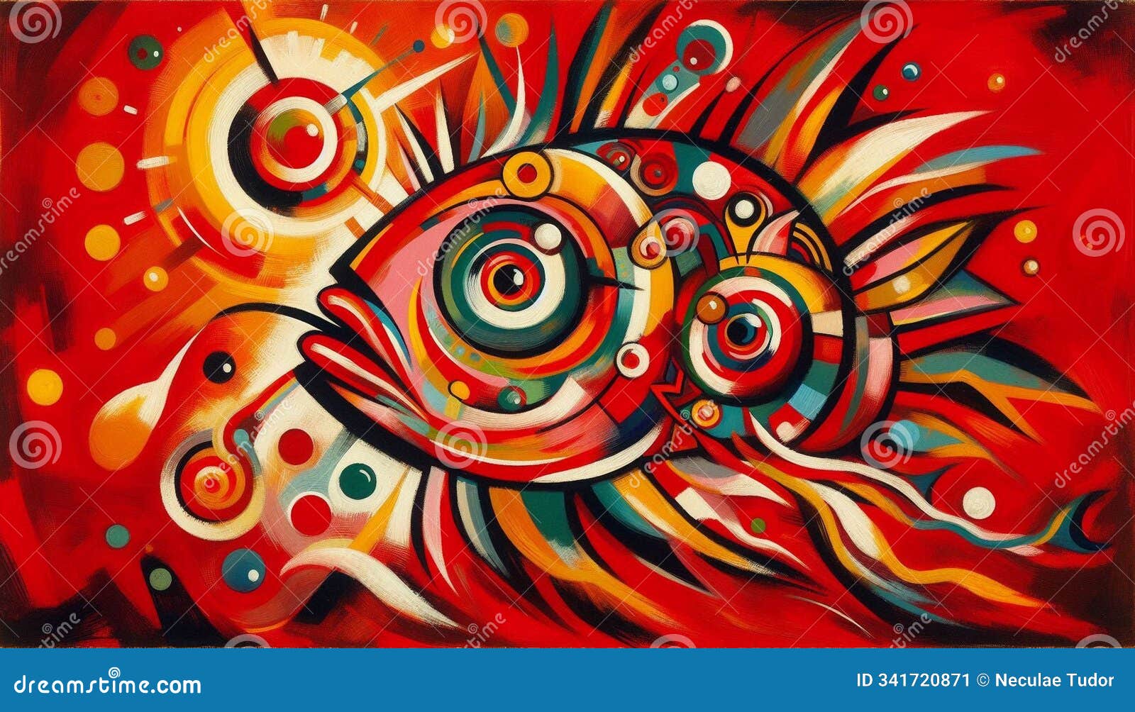 Abstract Shapes and Forms Artistic Poster Background Original Work of ...