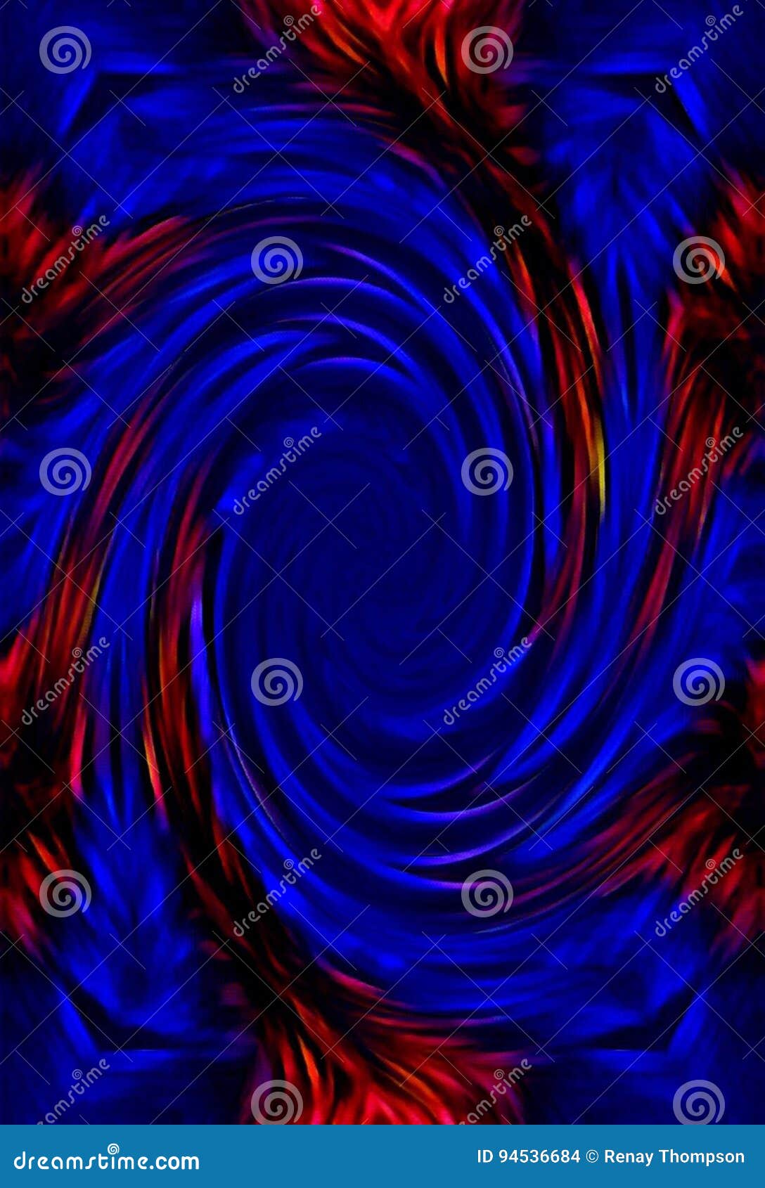 Abstract Art Textured Swirls Stock Illustration - Illustration of swirl ...