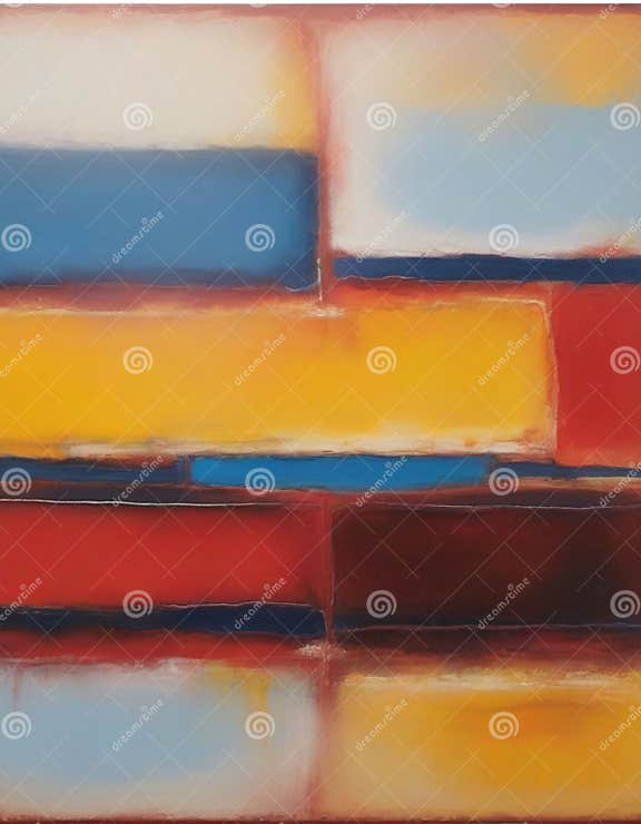 Abstract Art Uses Visual Language Of Shape Form Color And Line To