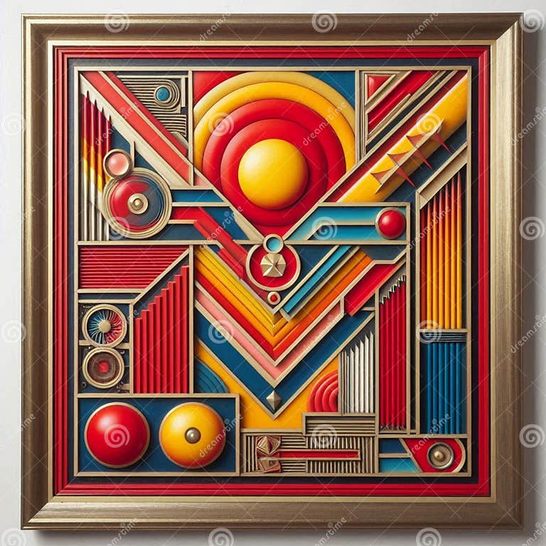 Abstract Art Using Visual Language of Shape, Form, Color and Line To ...