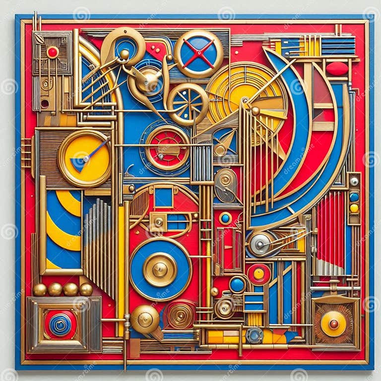 Abstract Art Using Visual Language of Shape, Form, Color and Line To ...