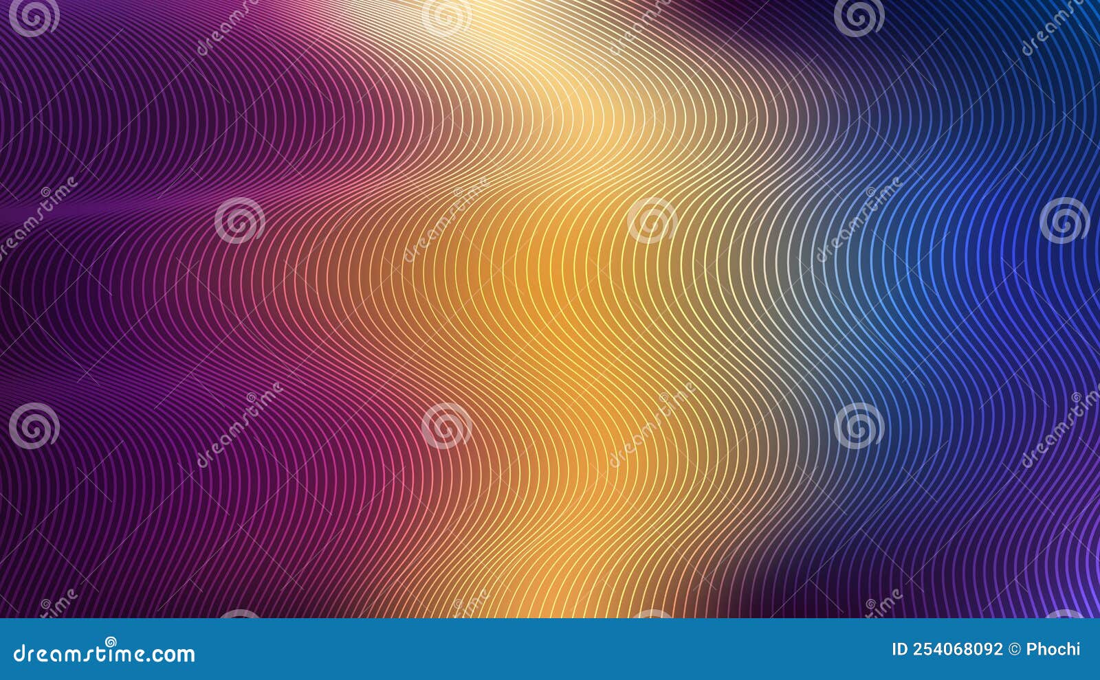 Abstract Art Vibrant Color Liquid Blurred Background with Lines Wave ...