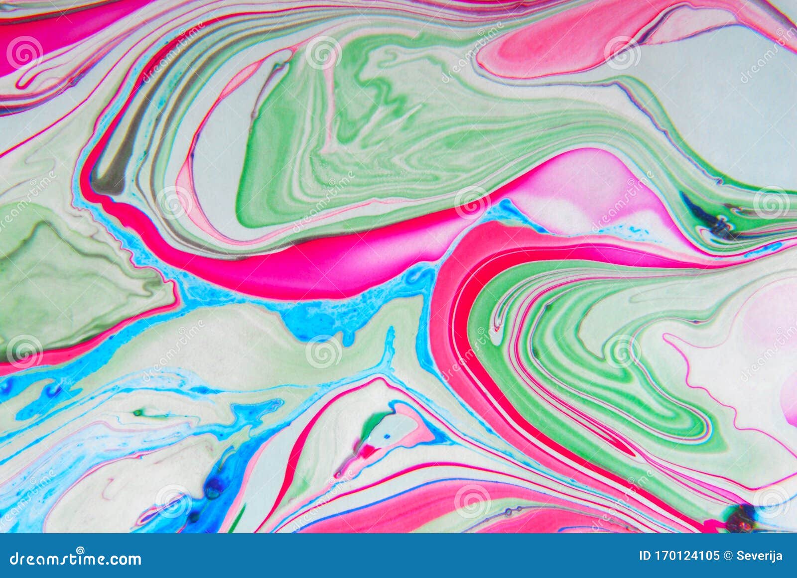 Abstract of Art Wavy Background Stock Image - Image of paper, green ...