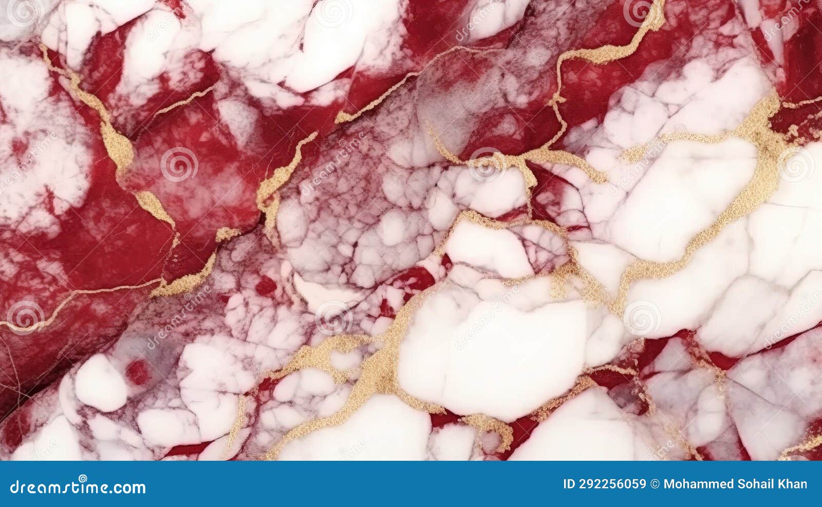 Abstract Art White and Red Ruby Marble Texture Background Stock ...