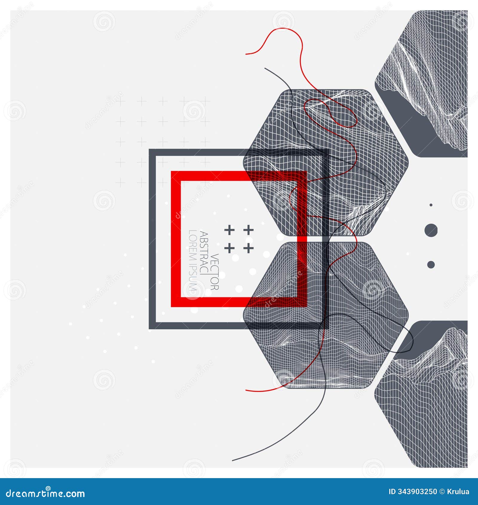 Abstract Art Wireframe Background. Modern Science or Technology Art ...