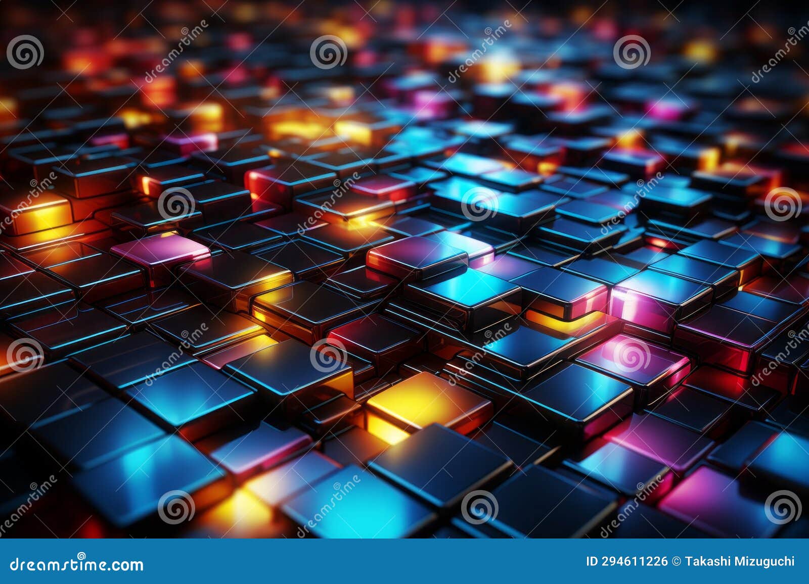 Rhythm of the Future: Abstract Art Infused with Synthwave Magic. AI ...