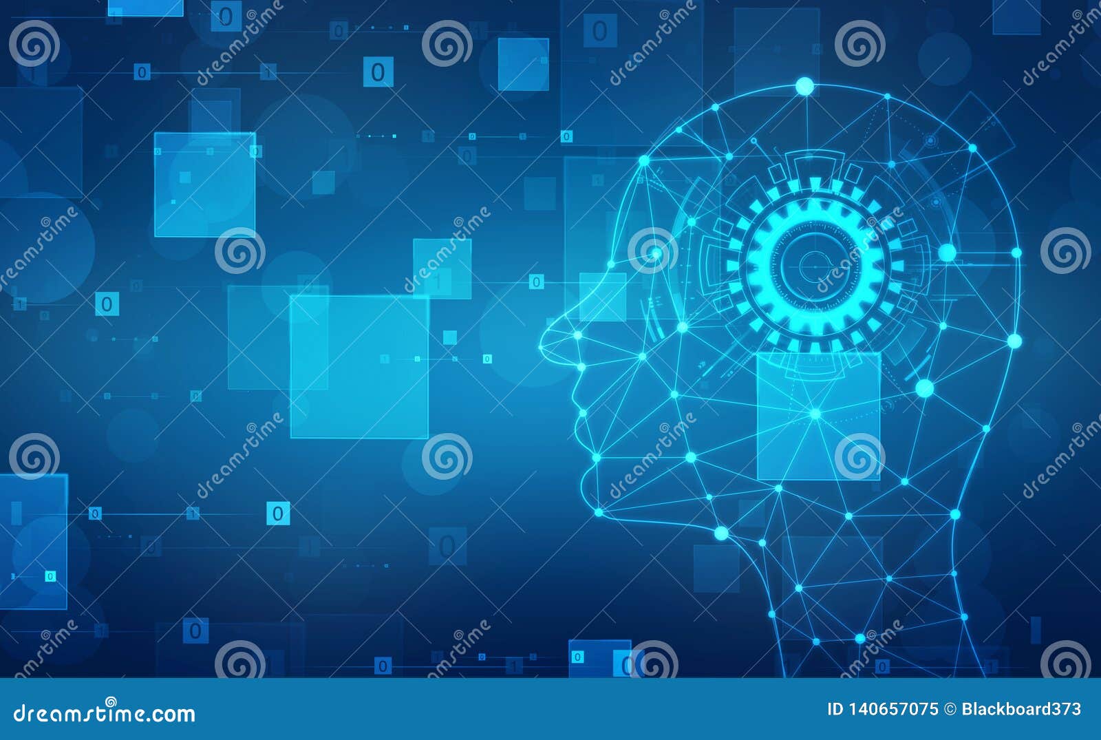 Abstract Artificial Intelligence. Creative Brain Concept, Technology ... Abstract Artificial Intelligence. Creative Brain Concept, Technology ...