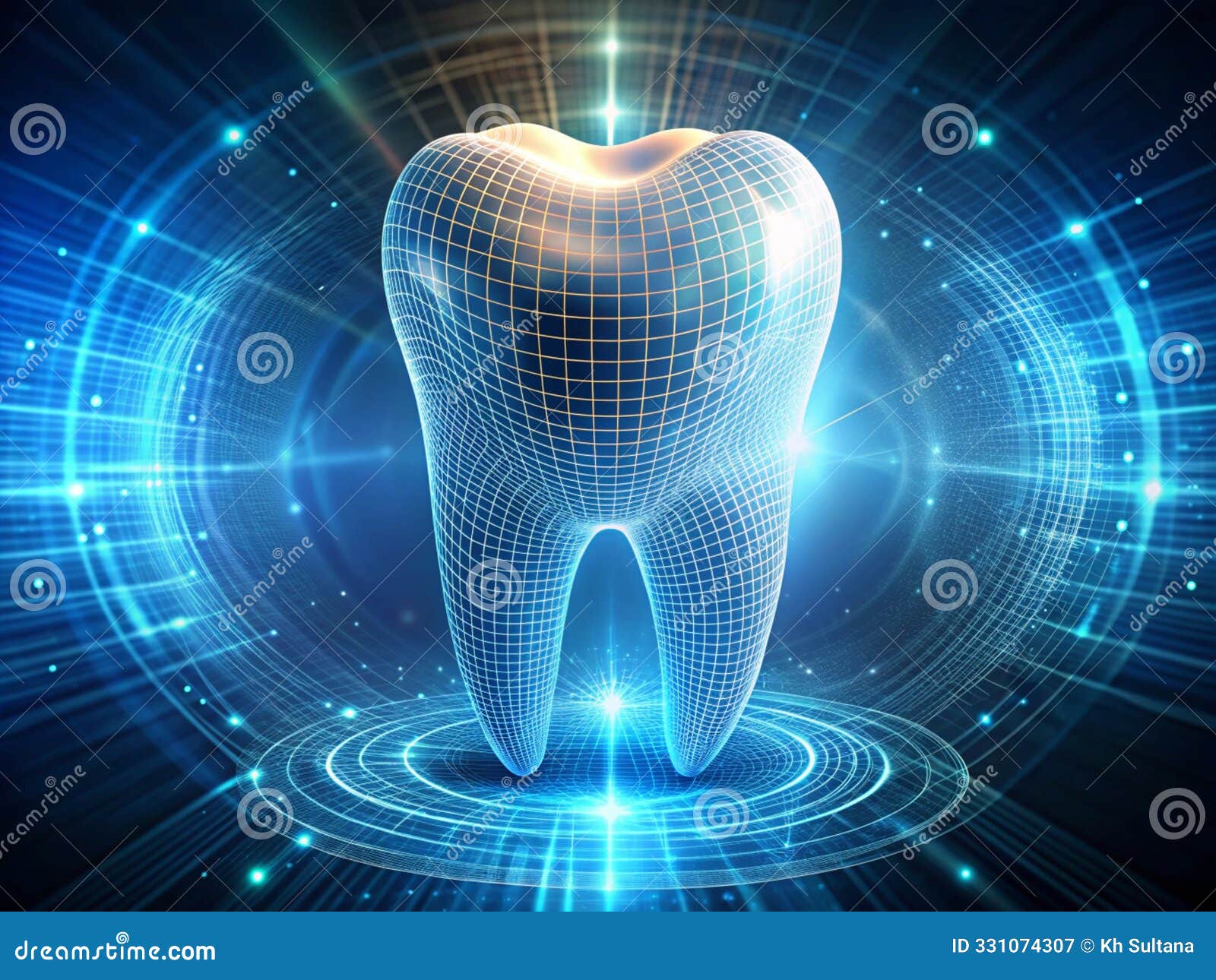 Creative Teeth Heart Inside Logo Vector Illustration | CartoonDealer ...