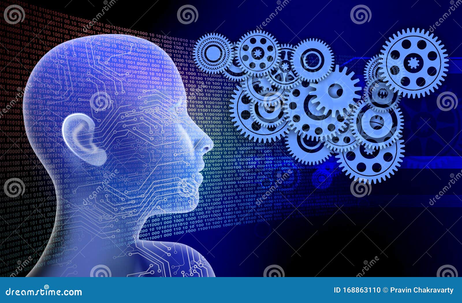 Technology Cogs Background. Virtual Concept. World Network Technology ...