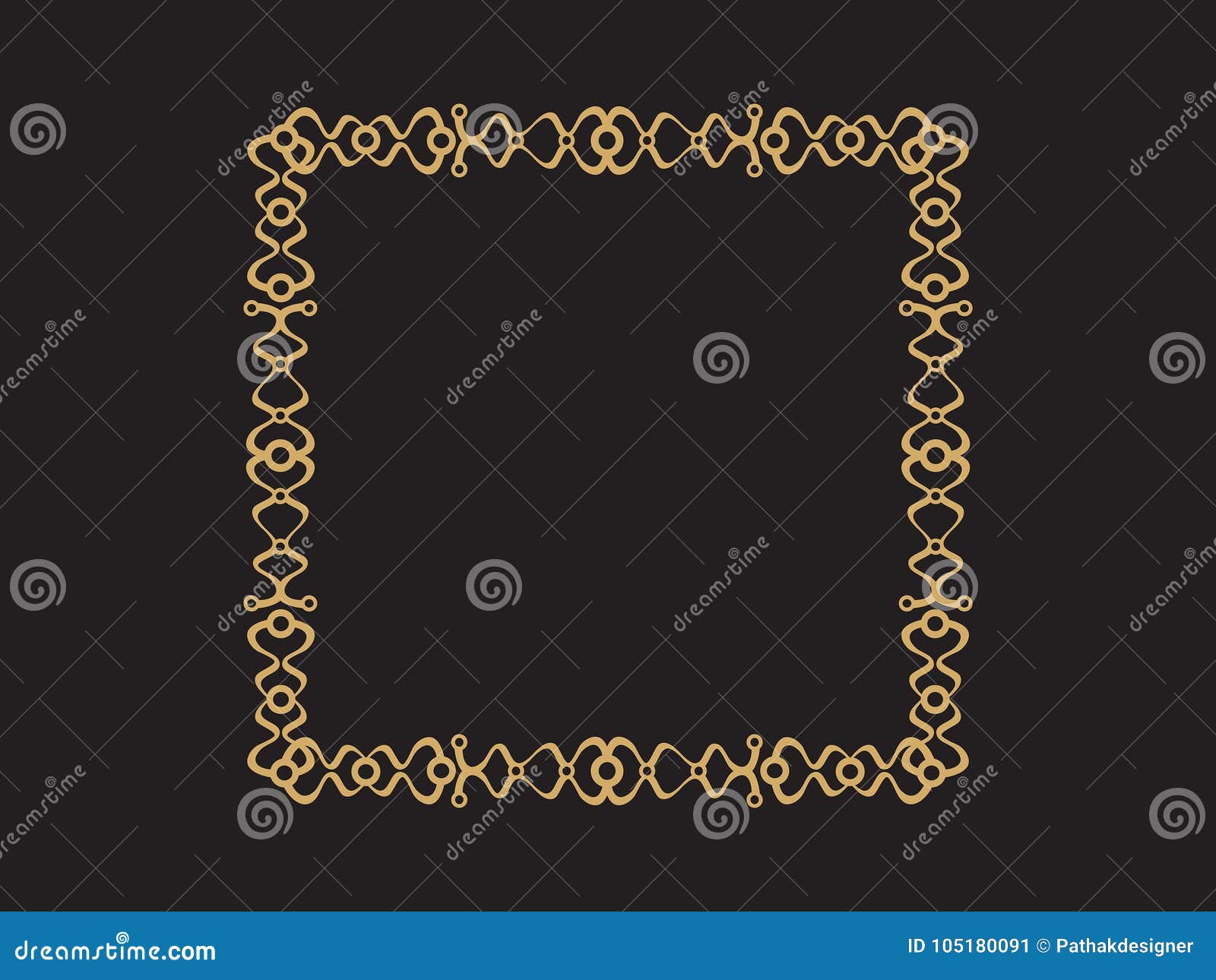 Abstract Artistic Creative Border Stock Vector - Illustration of frame ...