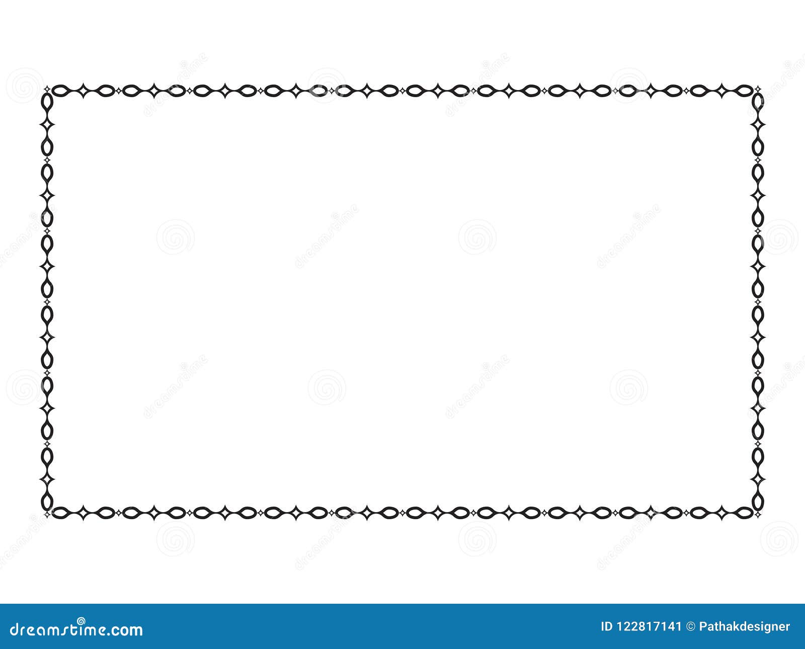 Abstract Artistic Creative Border Stock Vector - Illustration of ...