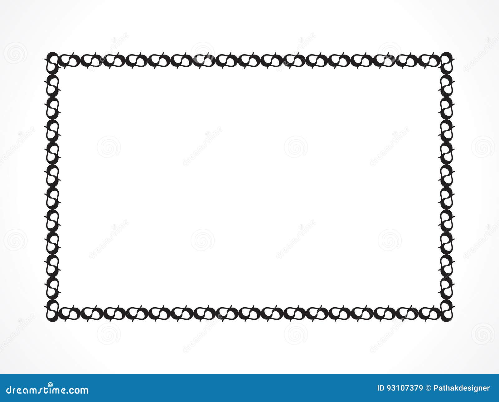 Abstract Artistic Creative Border Stock Vector - Illustration of panel ...