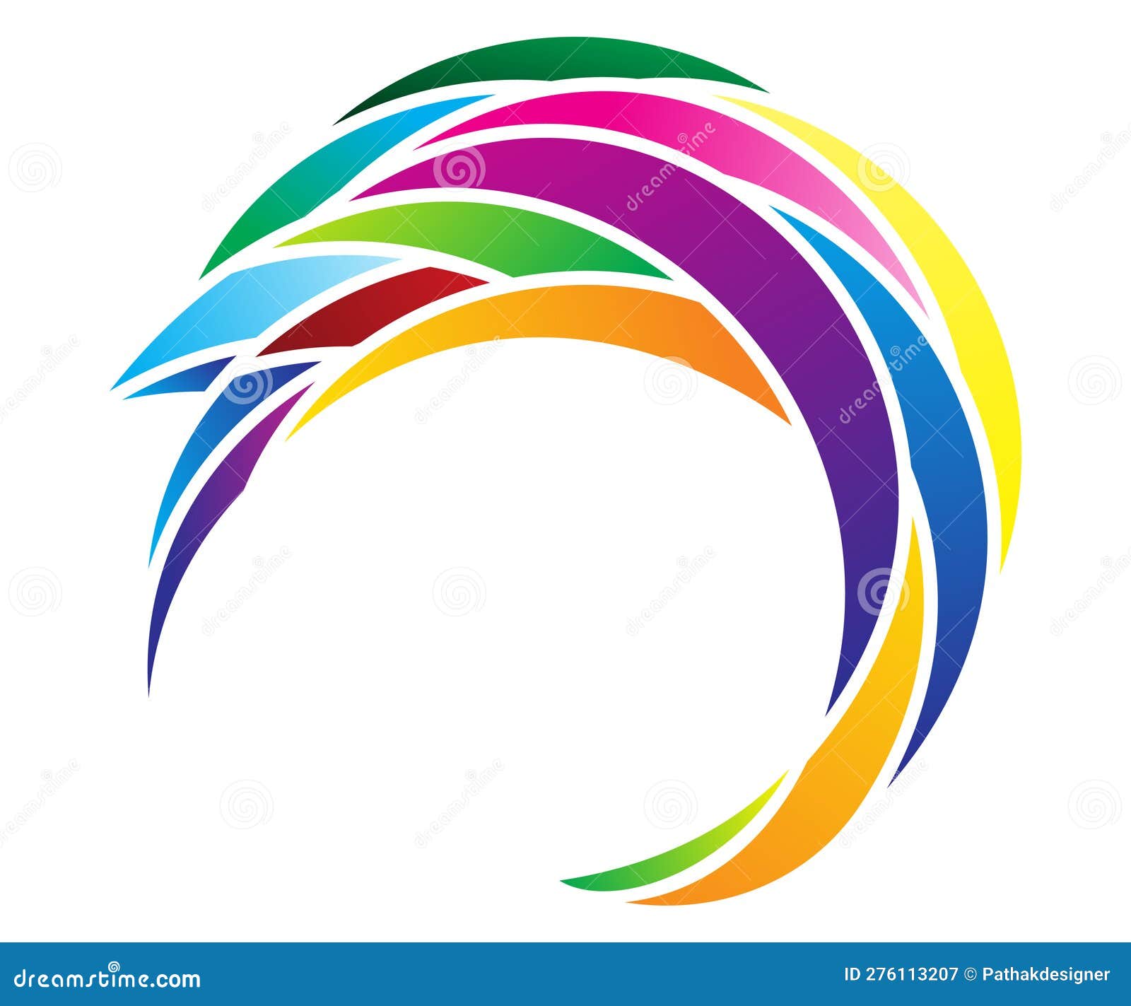 Abstract Artistic Creative Colorful Spectrum Background Stock Vector ...