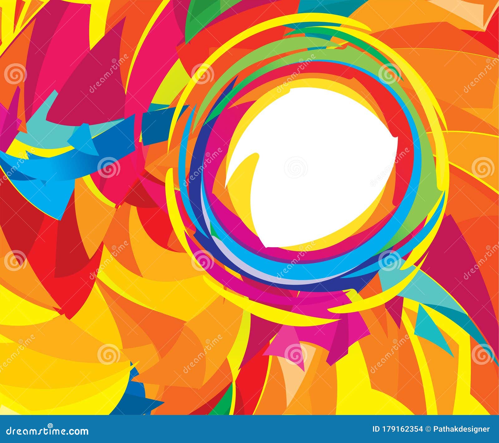 Abstract Artistic Creative Colorful Swril Background Stock Vector ...