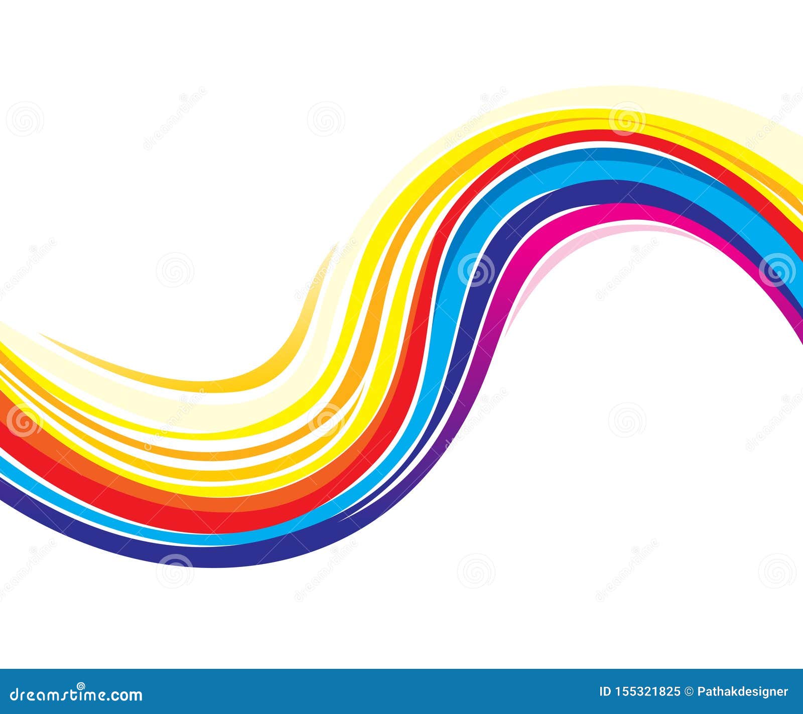Abstract Artistic Creative Colorful Wave Stock Vector - Illustration of ...
