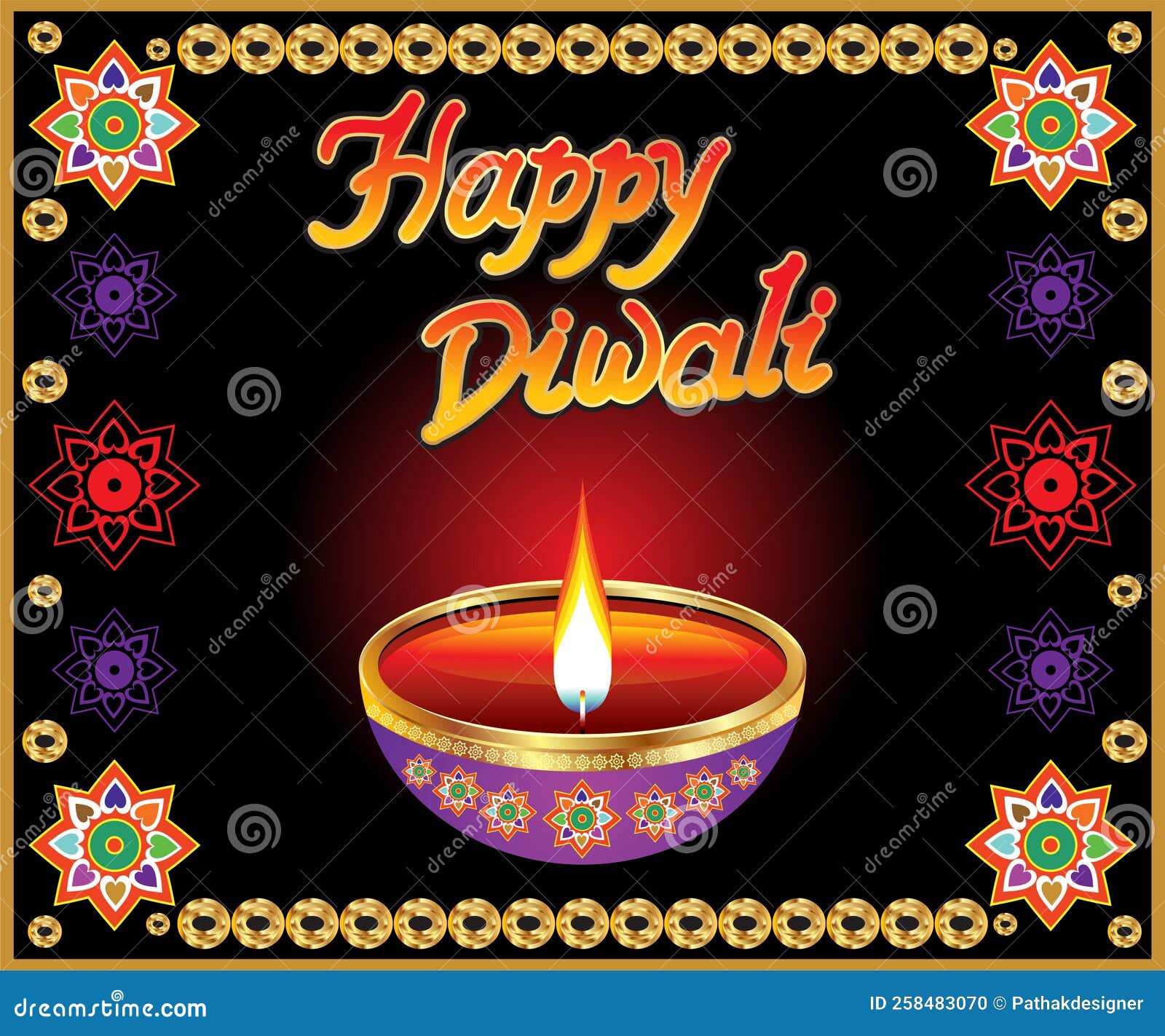 Abstract Artistic Creative Deepak Stock Vector - Illustration of ...