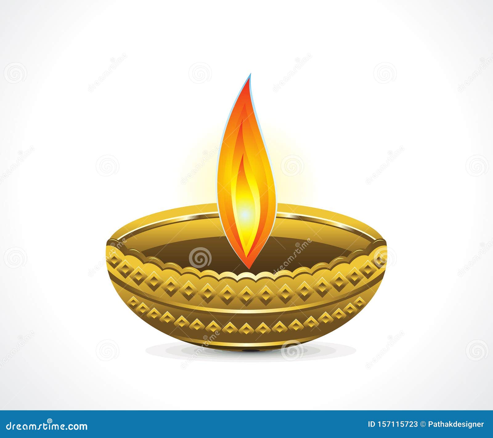 Abstract Artistic Creative Detailed Deepak Stock Vector - Illustration ...