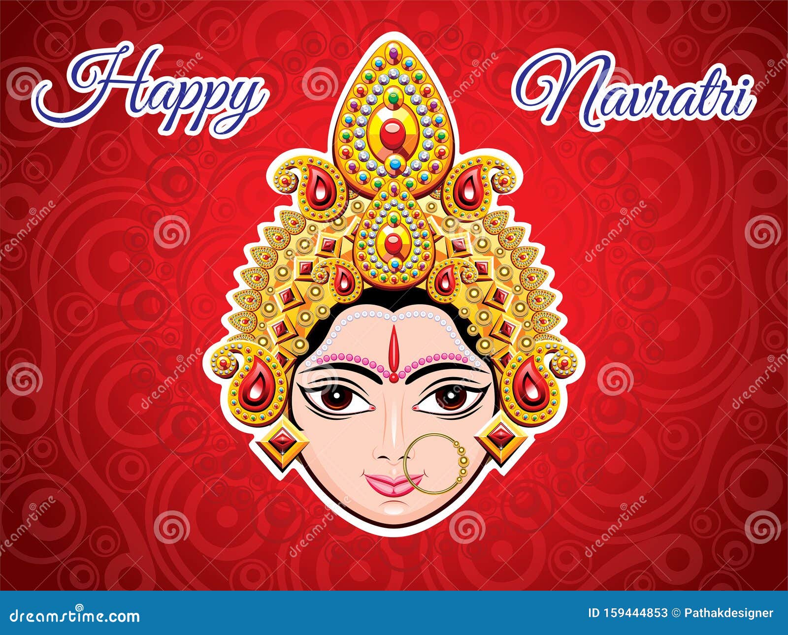 Creative Navratri Graba Mahotsav Poster Design Cartoon Vector ...