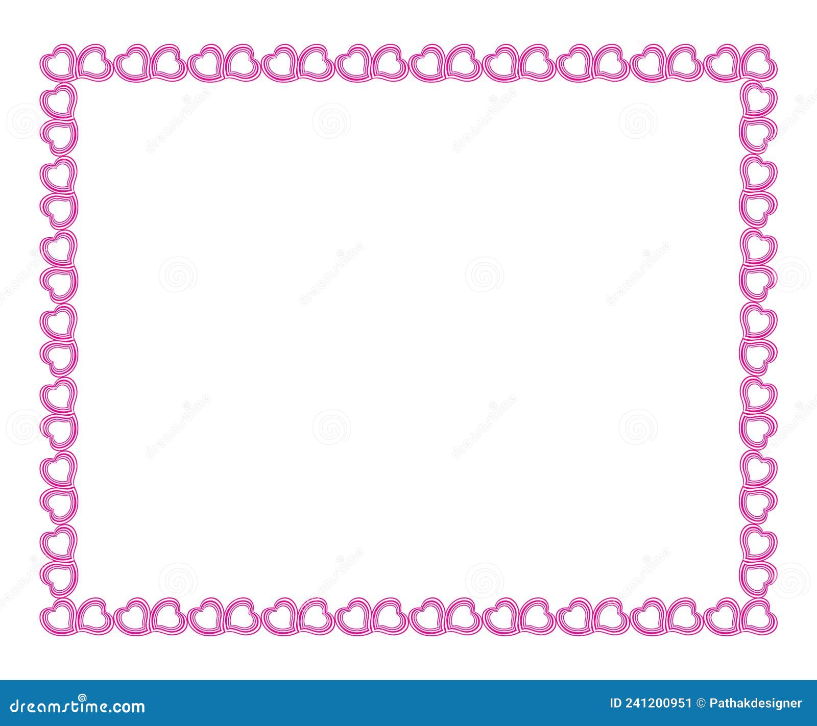 Abstract Artistic Creative Pink Border Stock Vector - Illustration of ...