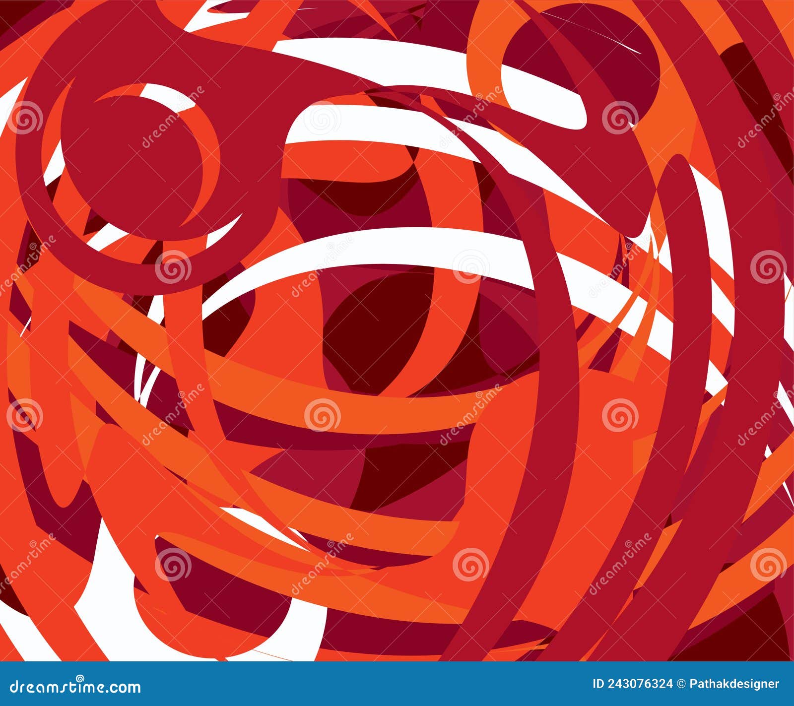 Abstract Artistic Creative Red Background Stock Vector - Illustration ...