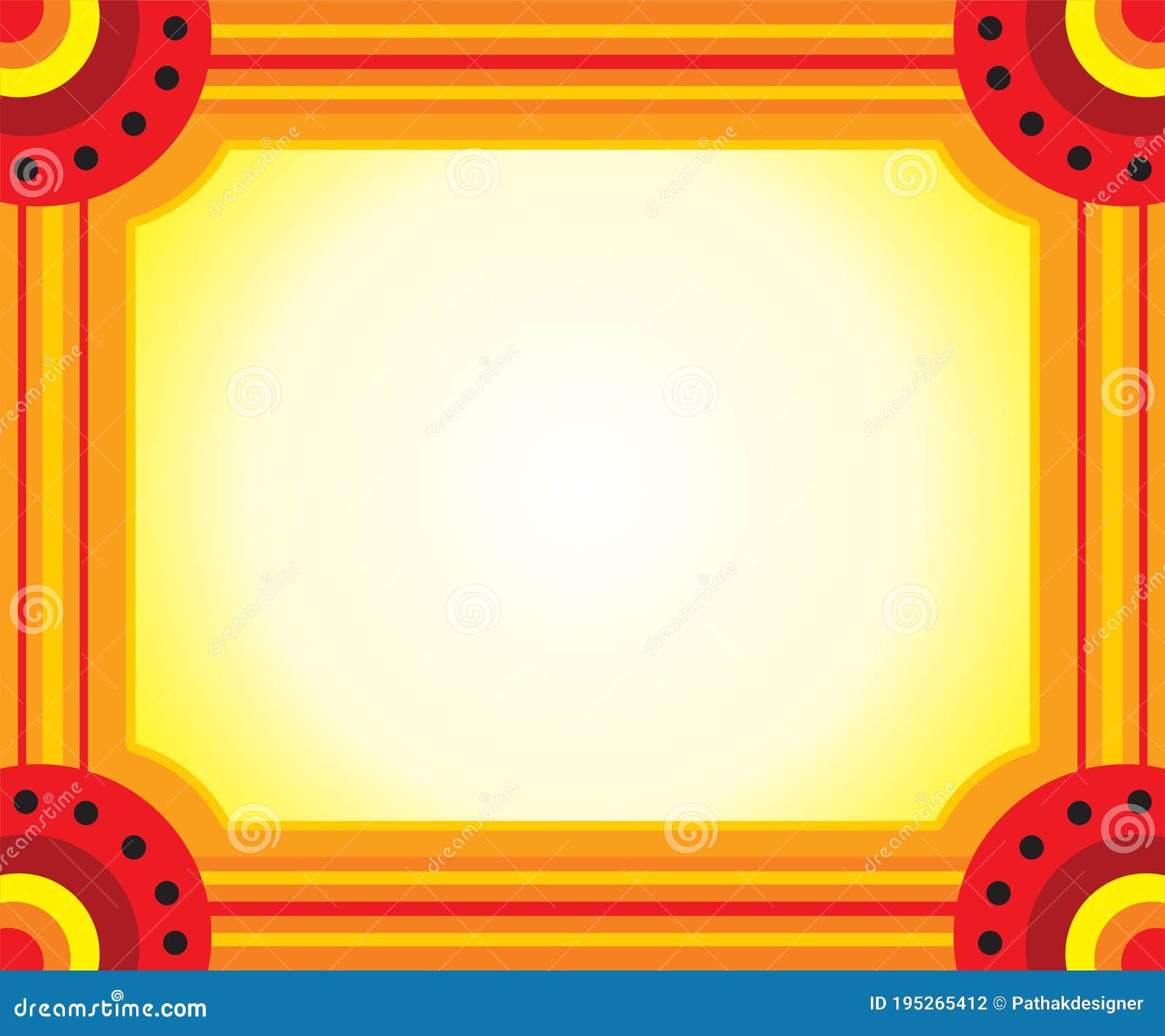 Abstract Artistic Creative Red Border Stock Vector - Illustration of ...