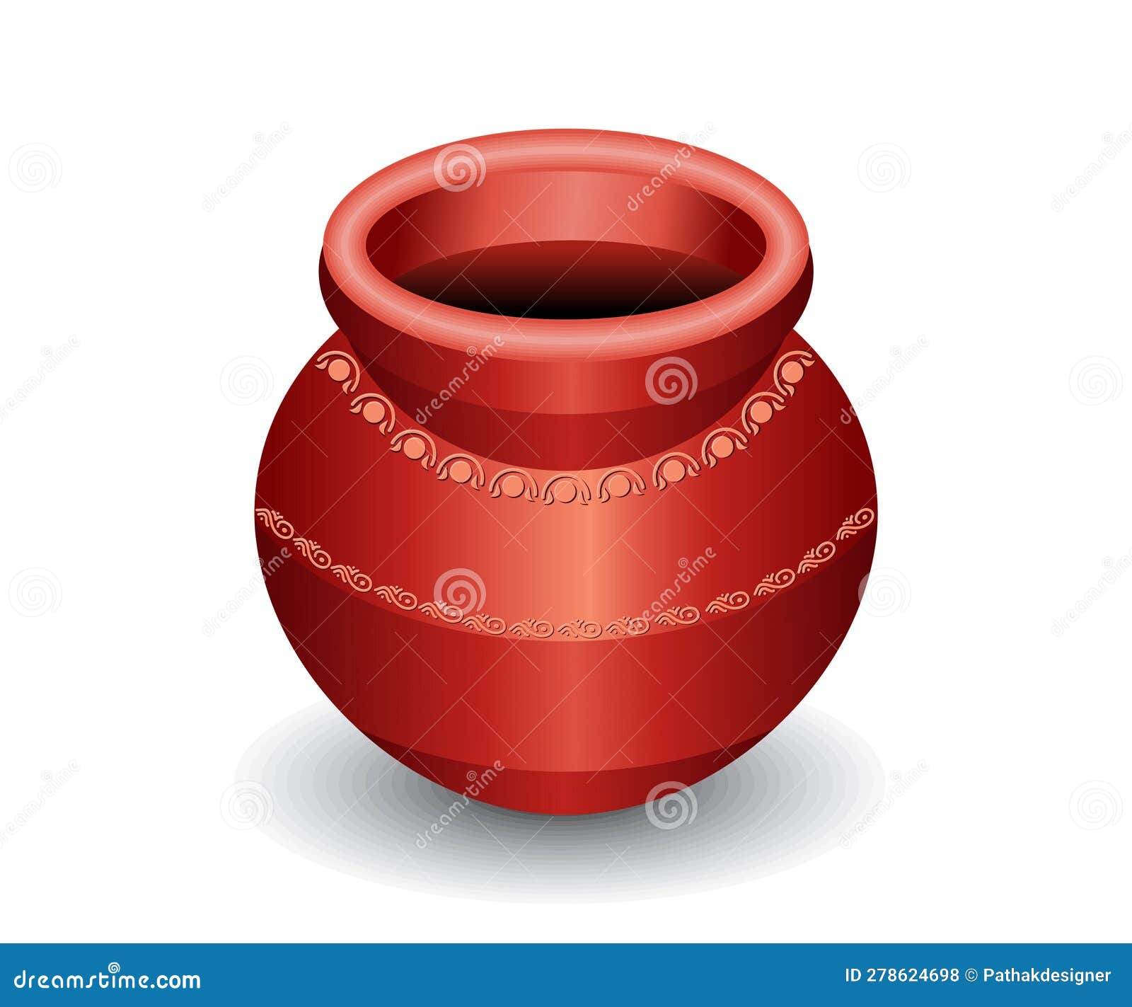 Abstract Artistic Creative Soil Kalash Stock Vector - Illustration of ...