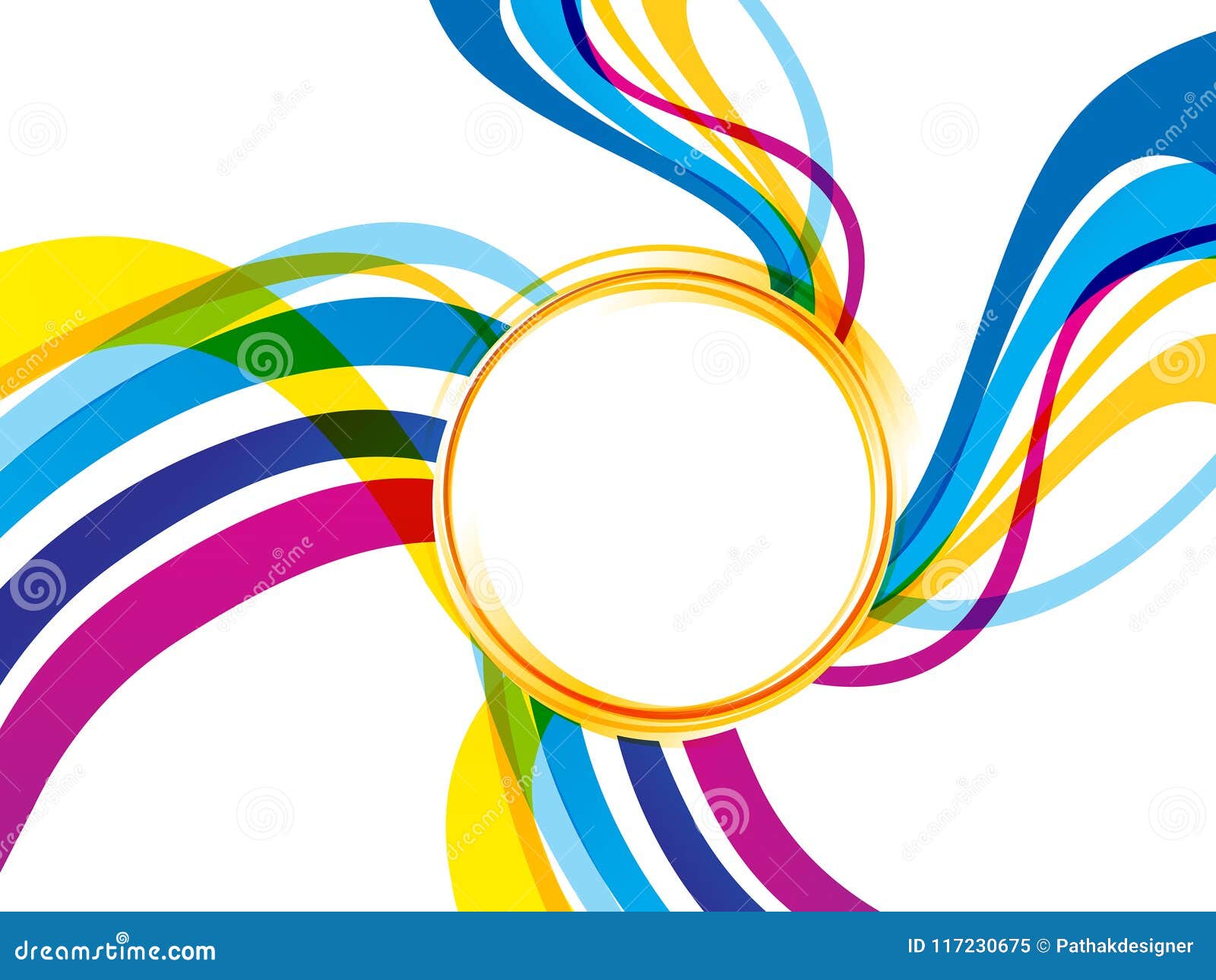 Abstract Artistic Creative Spectrum Wave Explode Stock Vector ...