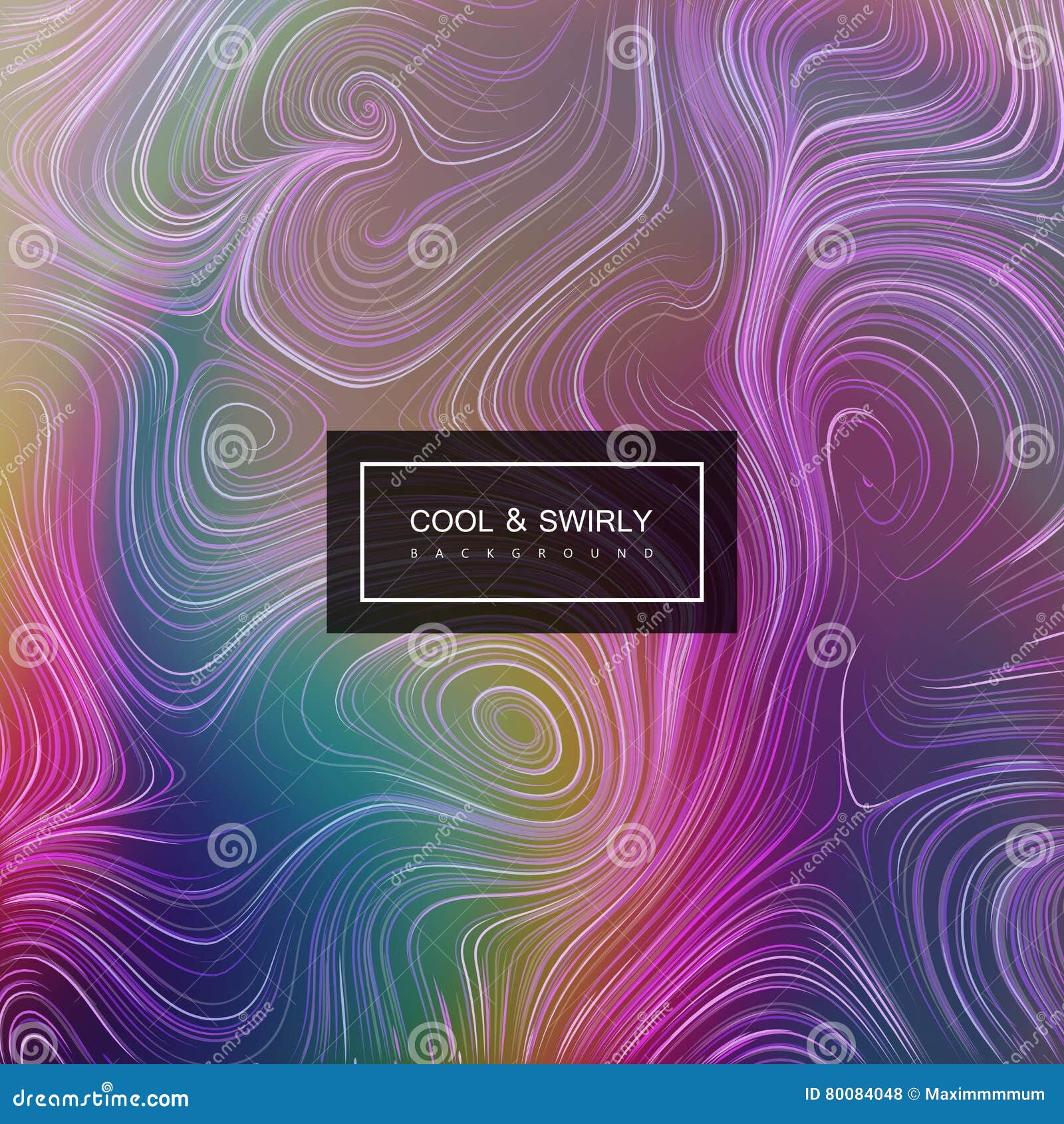 Abstract Artistic Curl Background Stock Vector - Illustration of chaos ...