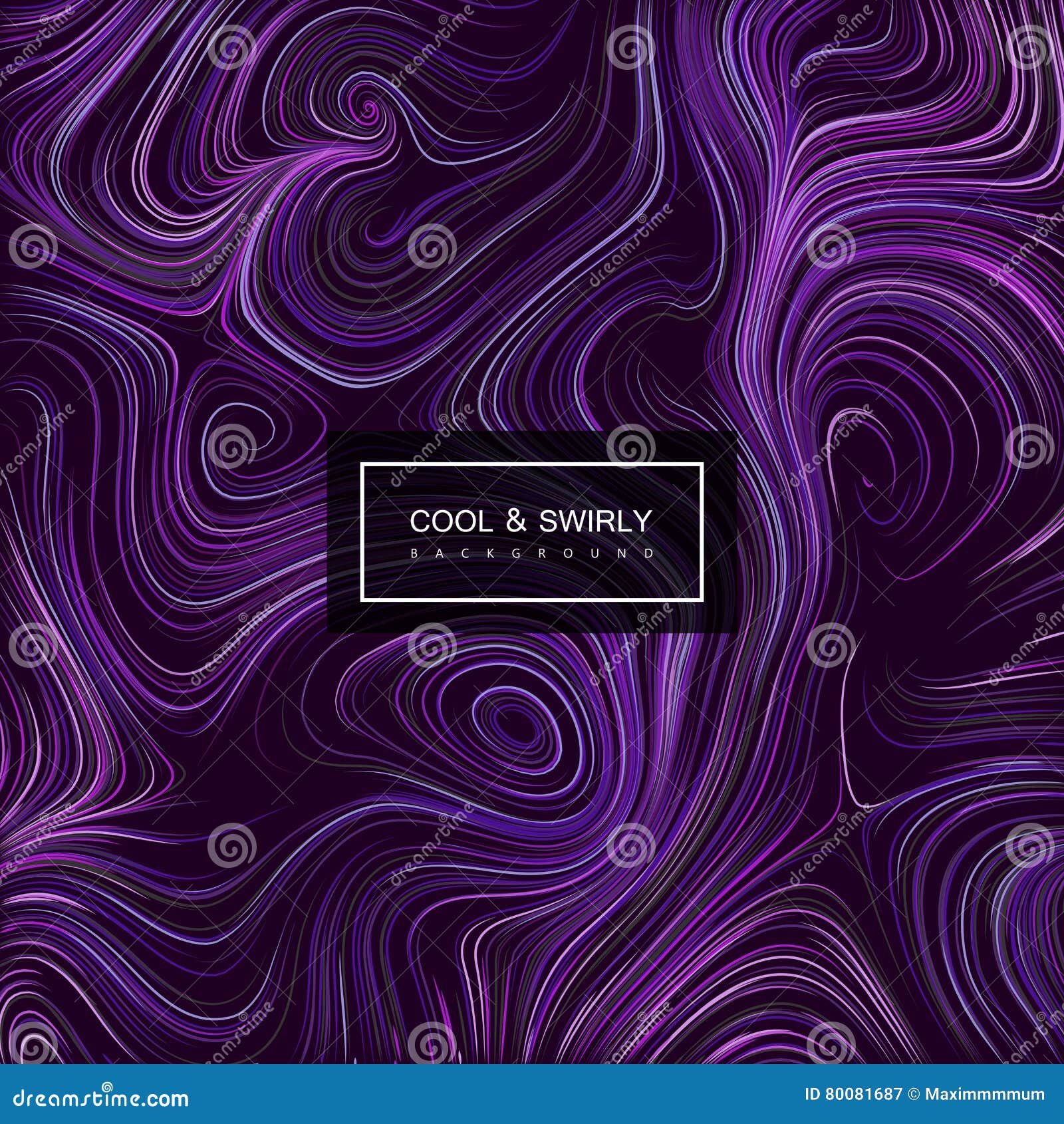 Abstract Artistic Curl Background Stock Vector - Illustration of ...