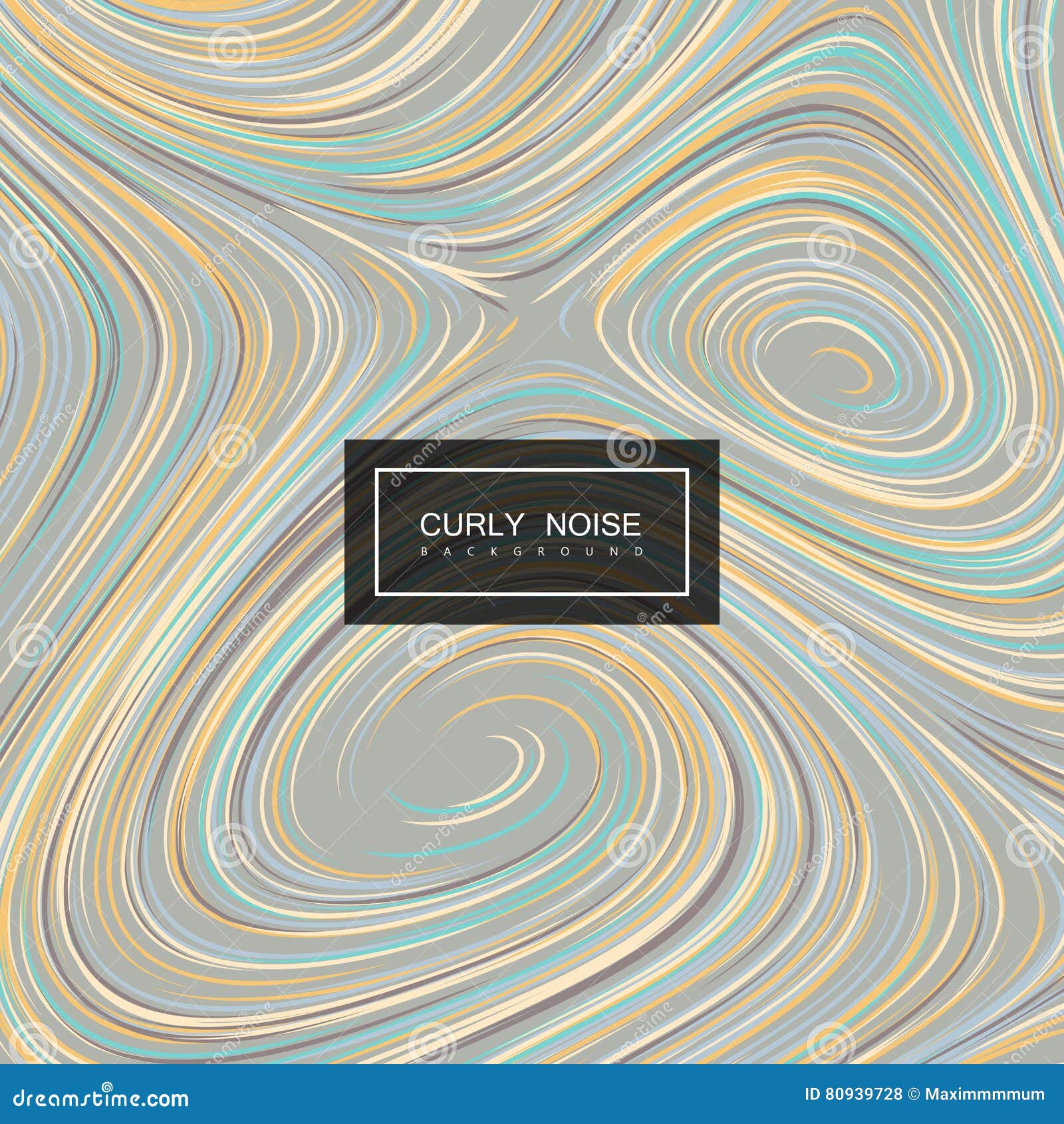 Abstract Artistic Curl Background Stock Vector - Illustration of chaos ...