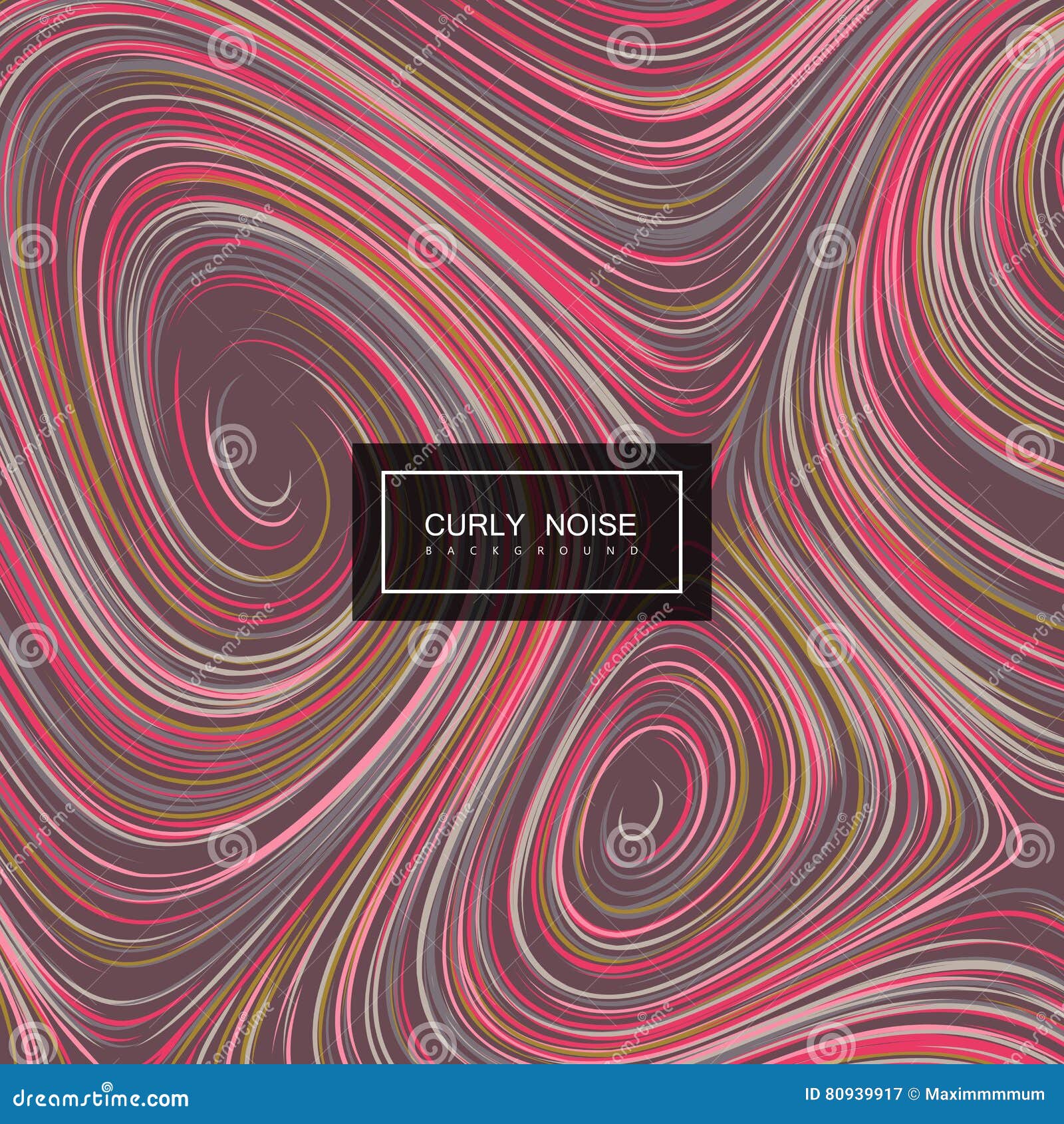 Abstract Artistic Curl Background Stock Vector - Illustration of ...