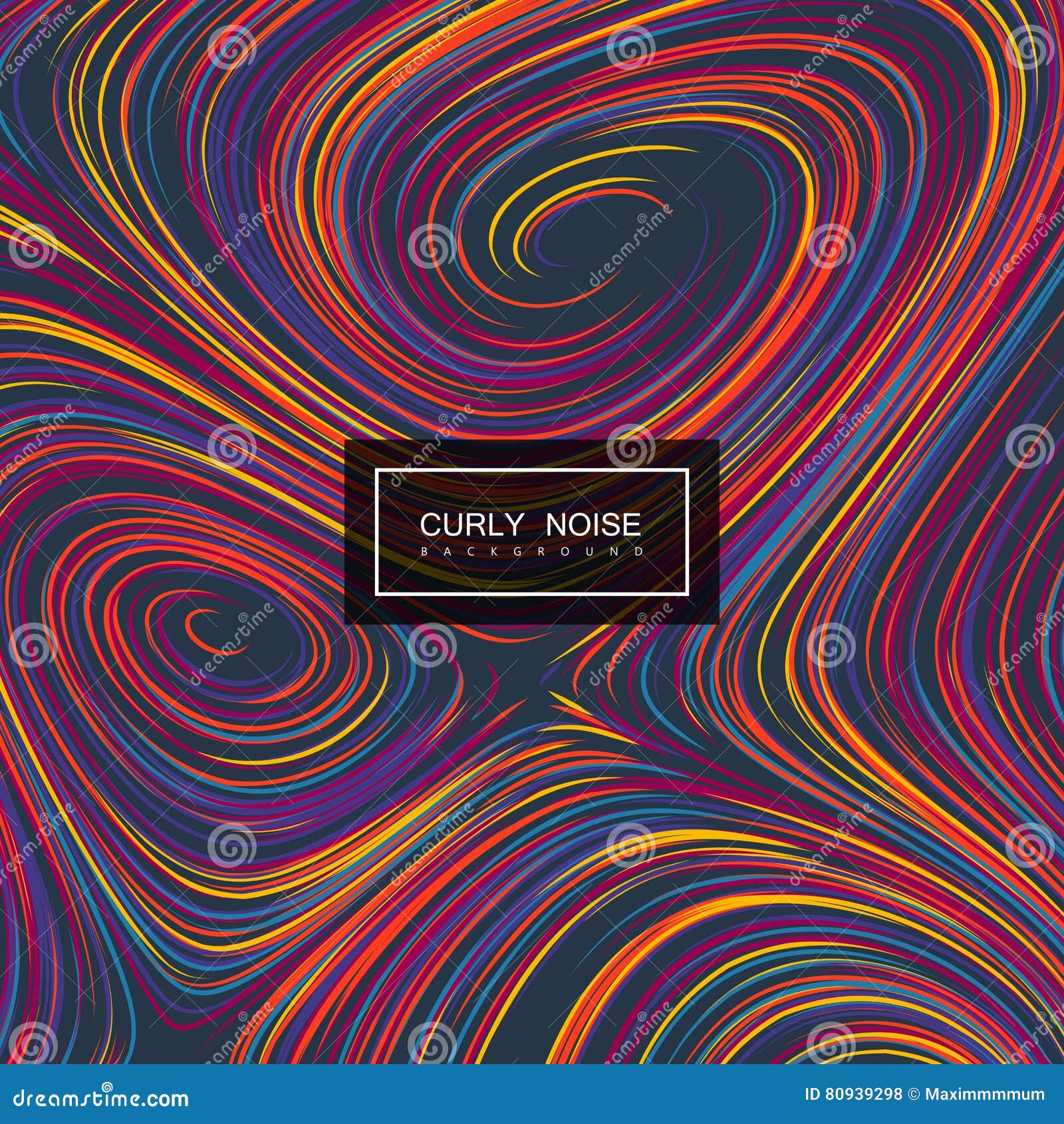 Abstract Artistic Curl Background Stock Vector - Illustration of dream ...