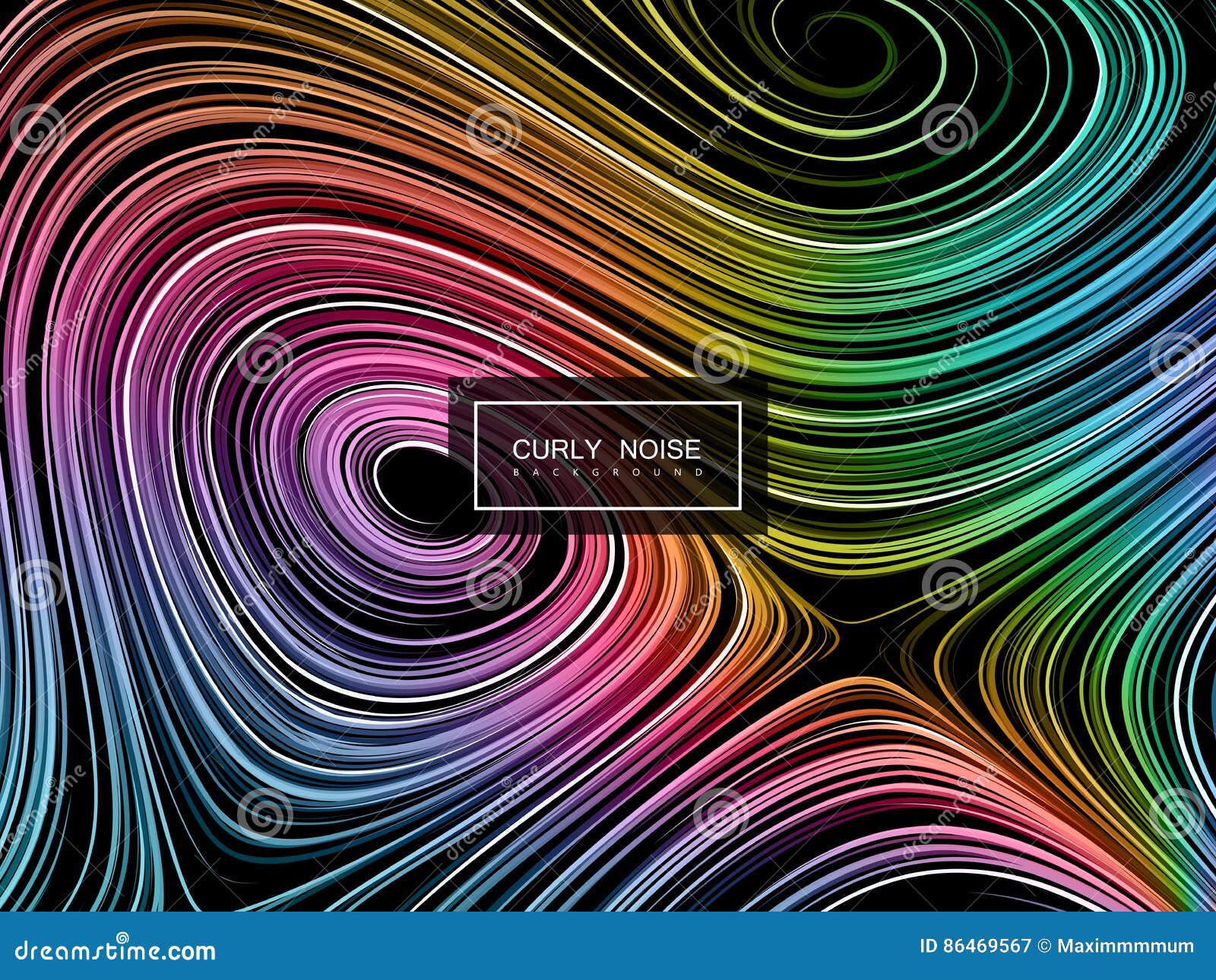 Abstract Artistic Curl Background Stock Vector - Illustration of liquid ...
