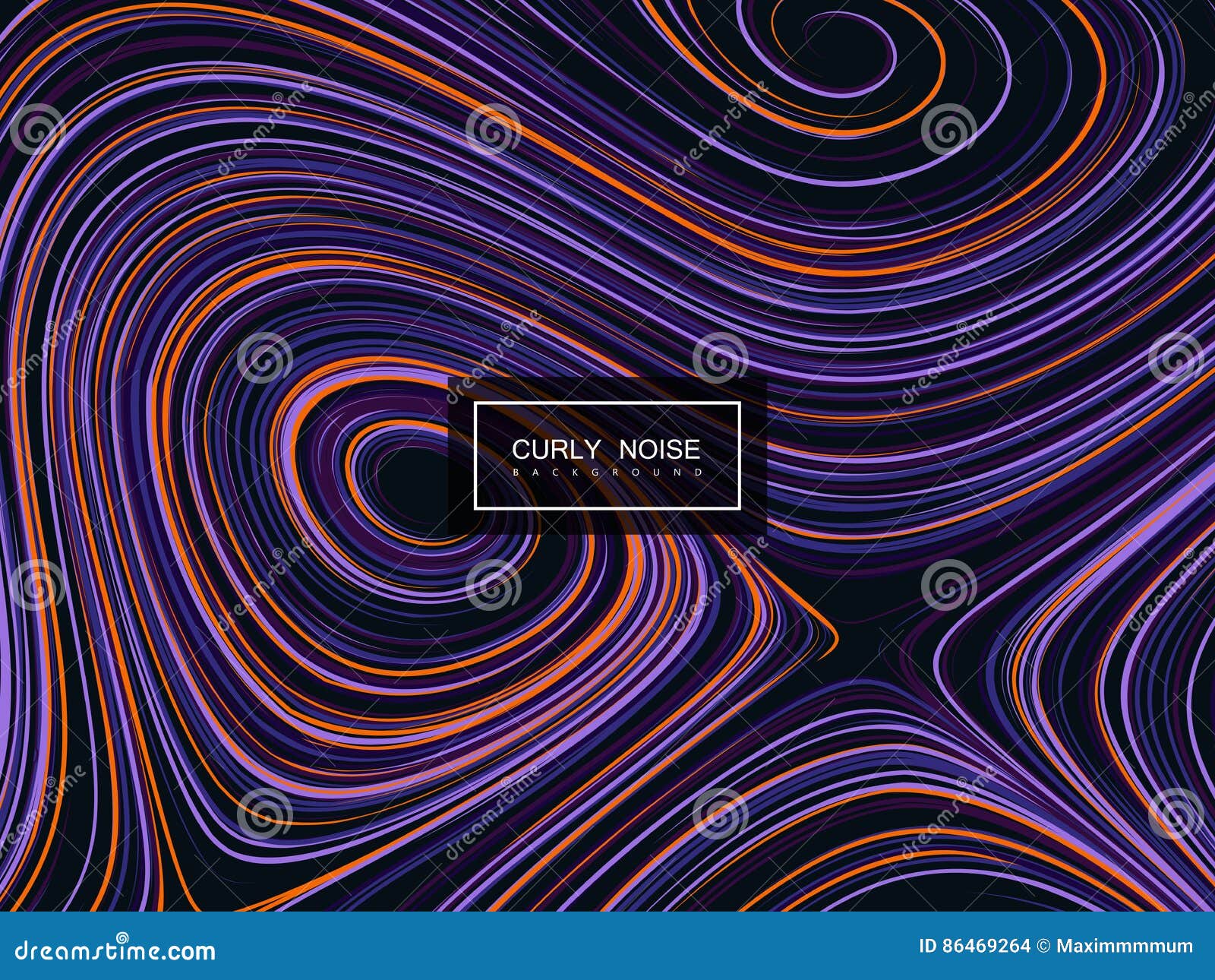 Abstract Artistic Curl Background Stock Vector - Illustration of ...