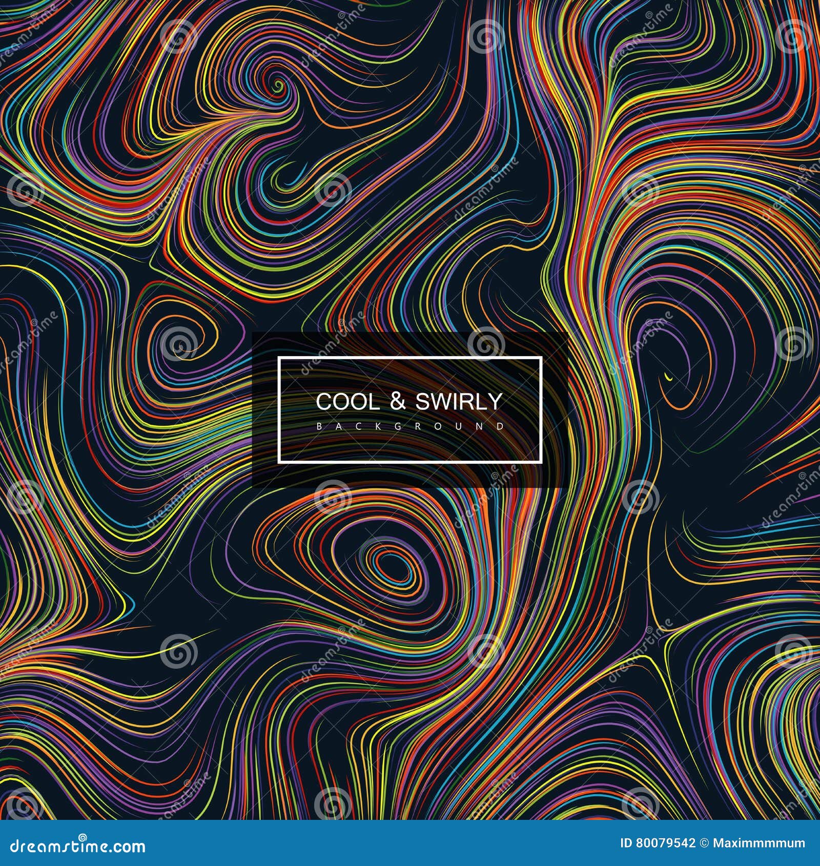 Abstract Artistic Curl Background Stock Vector - Illustration of ...