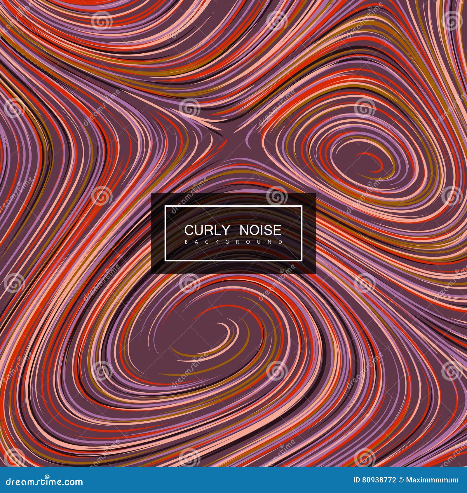 Abstract Artistic Curl Background Stock Vector - Illustration of ...